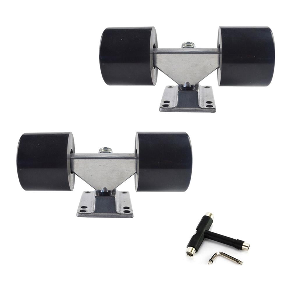 hejhncii Skateboards Wheel Bracket Bridge Base and PU Wheel Longboards ...