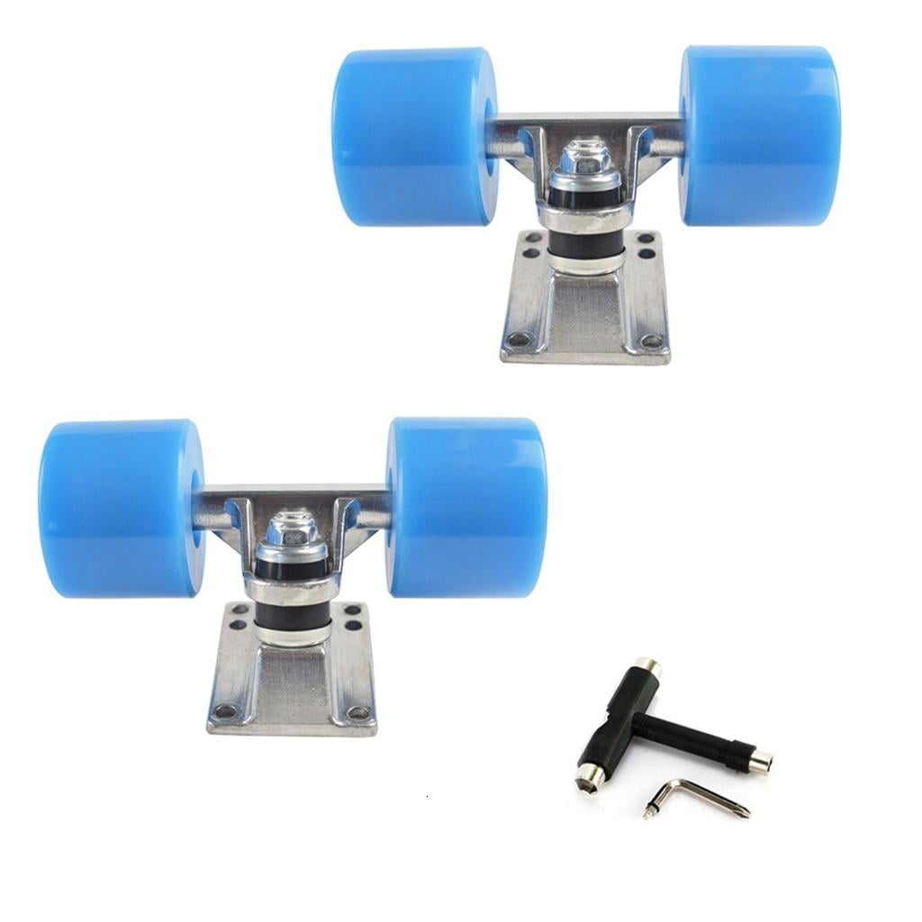 hejhncii Skateboards Wheel Bracket Bridge Base and PU Wheel Longboards ...