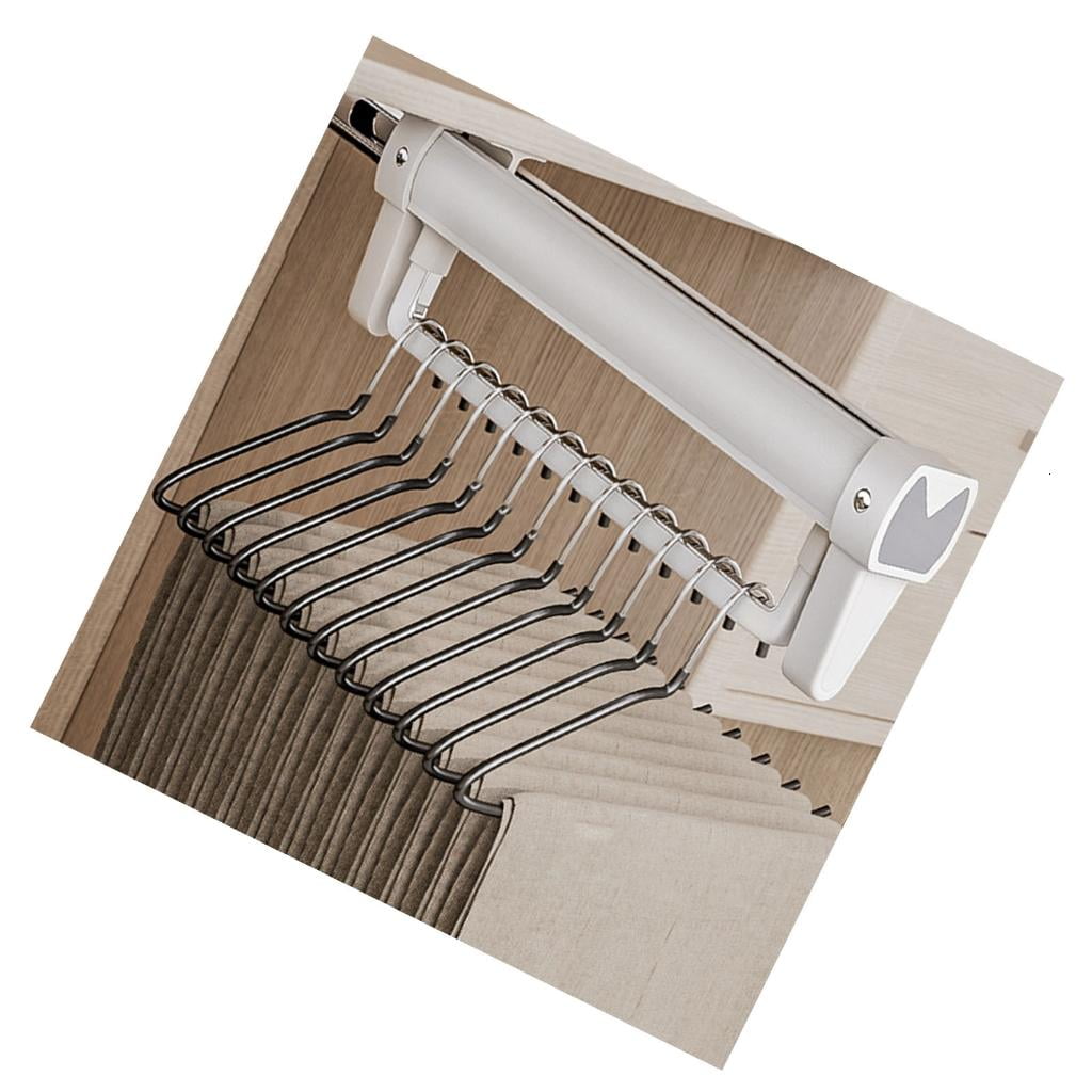 hejhncii Stylish Clothes Storage Rod for Wardrobes Portable Hanging ...