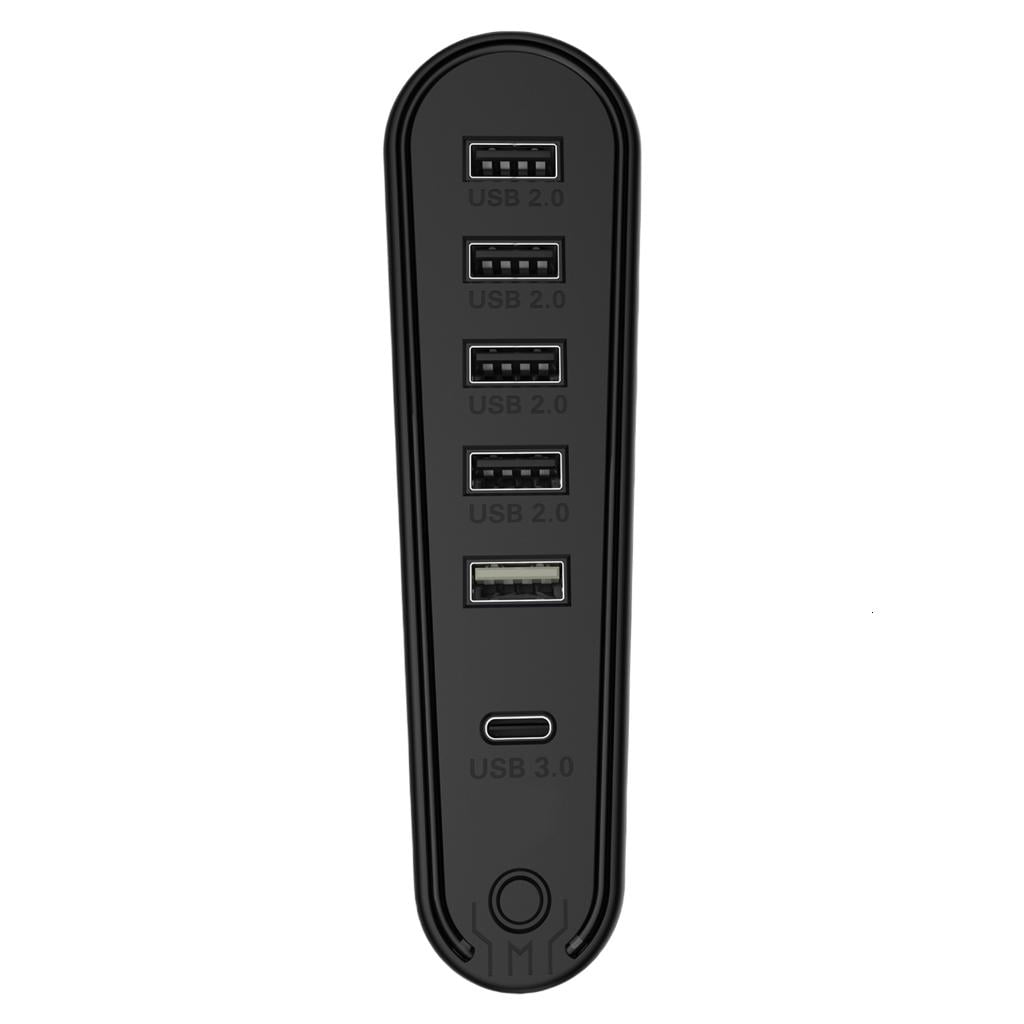 hejhncii USB Hub Extender Docking Station with LED Dynamic Lighting ...