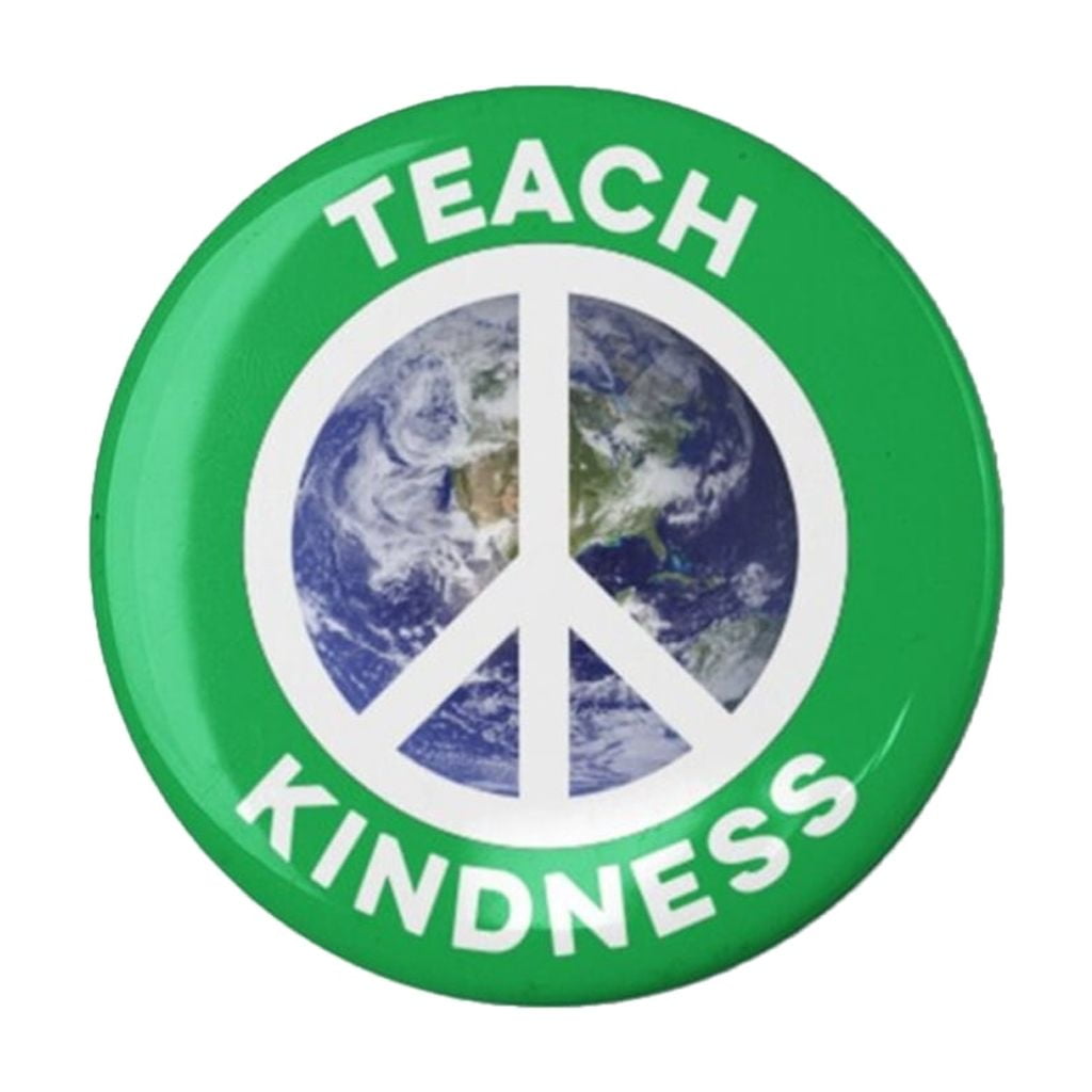 hejhncii Unique Design Earth Peace Sign Badge Cap Badges Peace Symbol ...