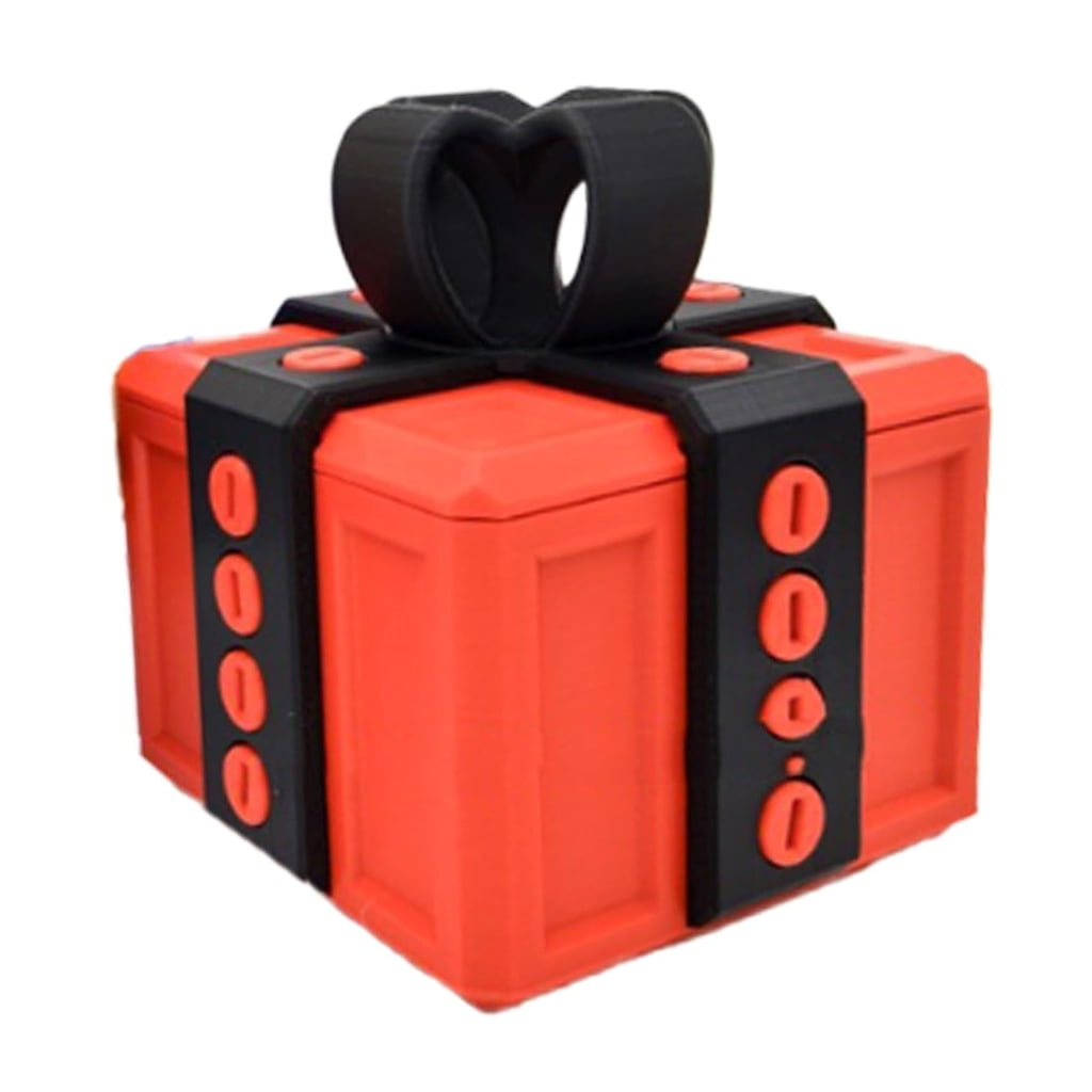 hejhncii Unique Prank Storage Box 3D Printed Puzzle Box with Screws ...