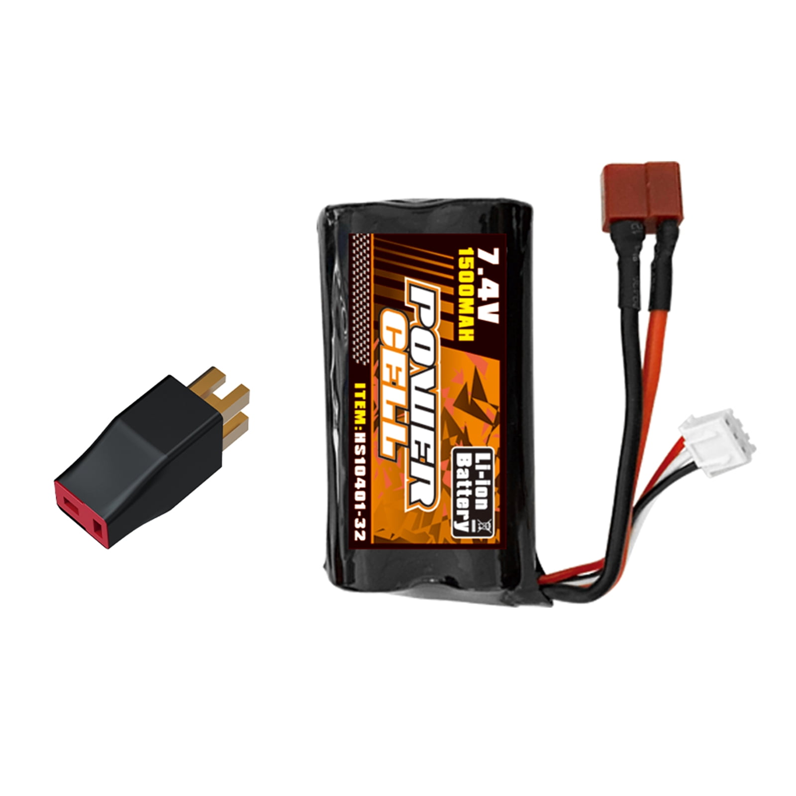 hejhncii Upgraded Rechargeable Battery 7.4V 1500mAh High Capacity ...