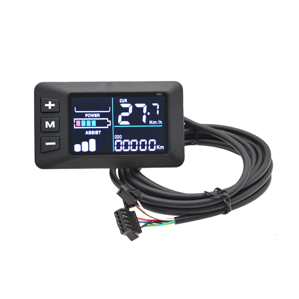 hejhncii Waterproof 6Pin Plug Electric Scooter Speedometer Odometers ...