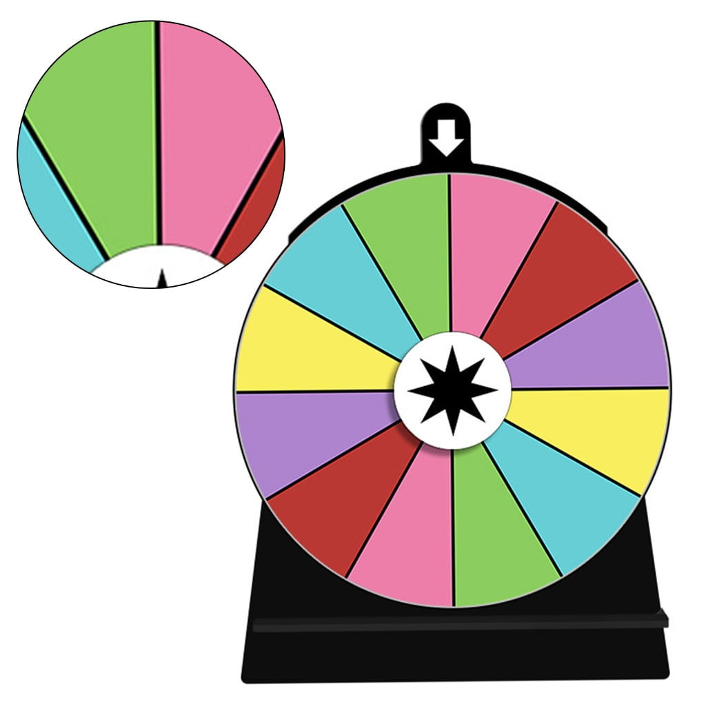 hejhncii Wheel Game Set for Parties, Stand Included Tabletop Game ...