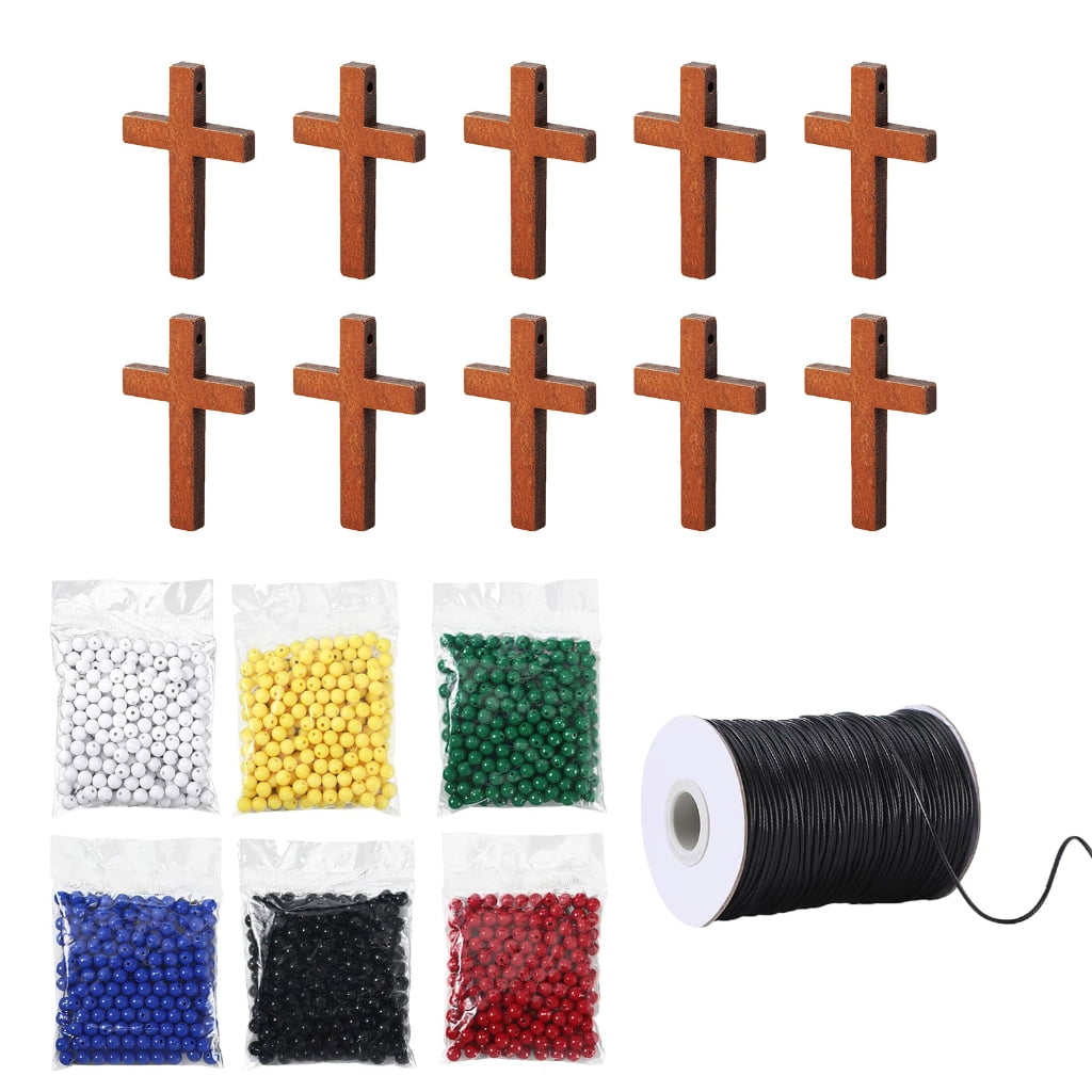 hejhncii Wordless Faith Bracelet Kits Plan of Salvations Necklace Set ...