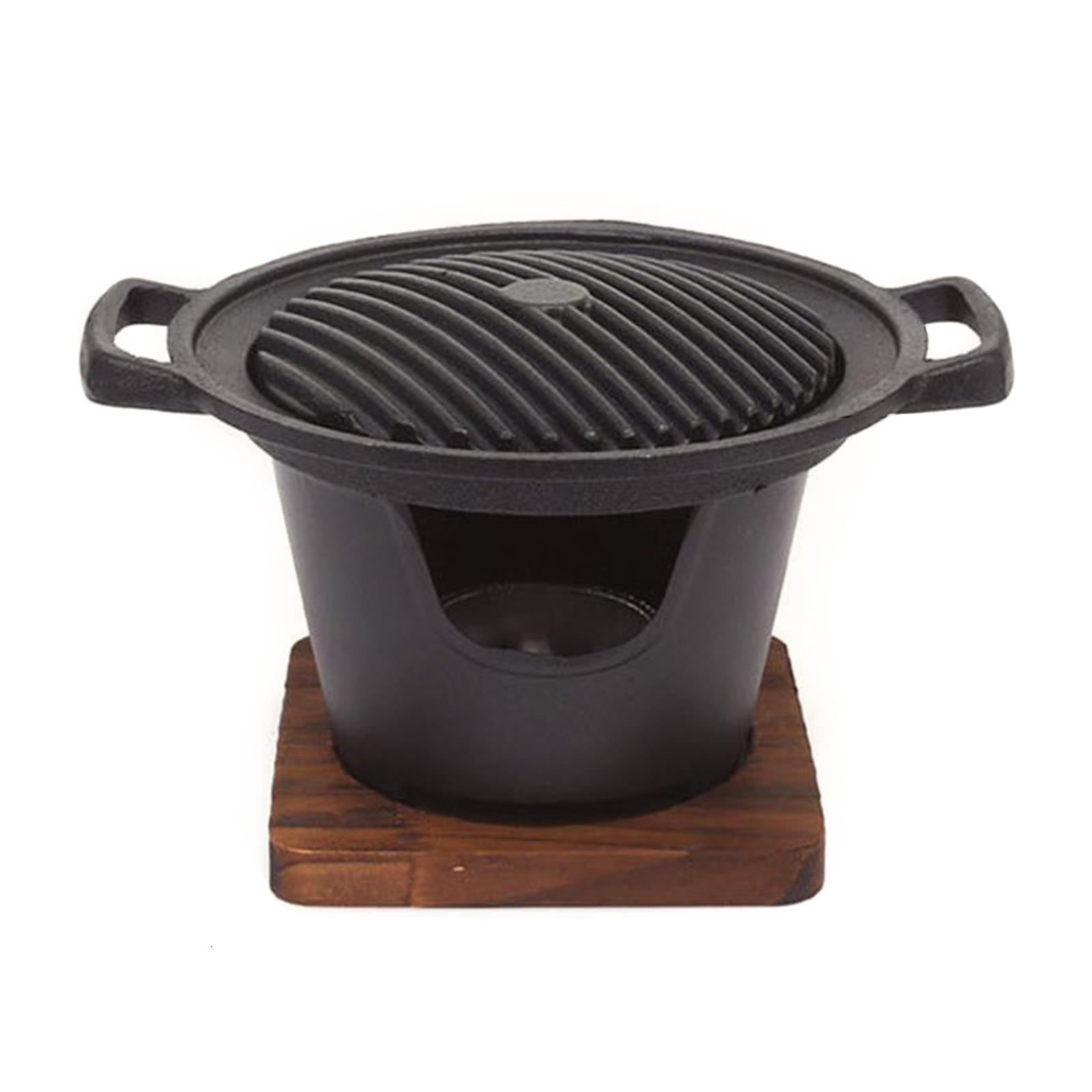 hejhncii Creative One Person Metal Hibachi Grill Roasting Pan Food ...