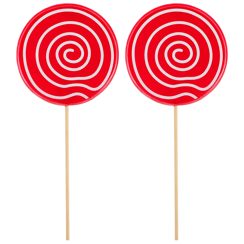 Lollipop Props for Decor Crafts with Realistic Design and Wood Resin ...