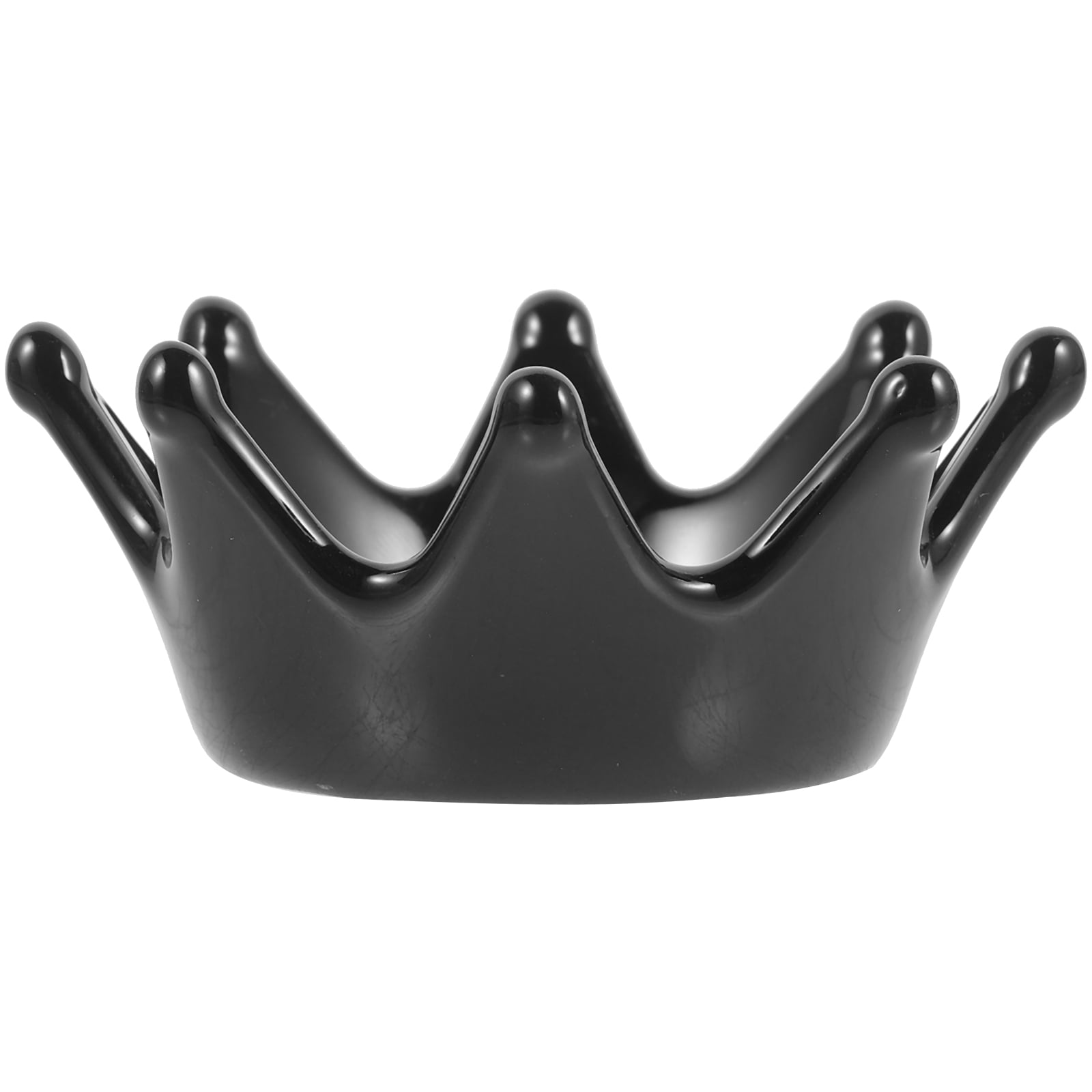 Ceramic Jewelry Dish Tray Crown Shaped Trinket Display Dish Decorative ...