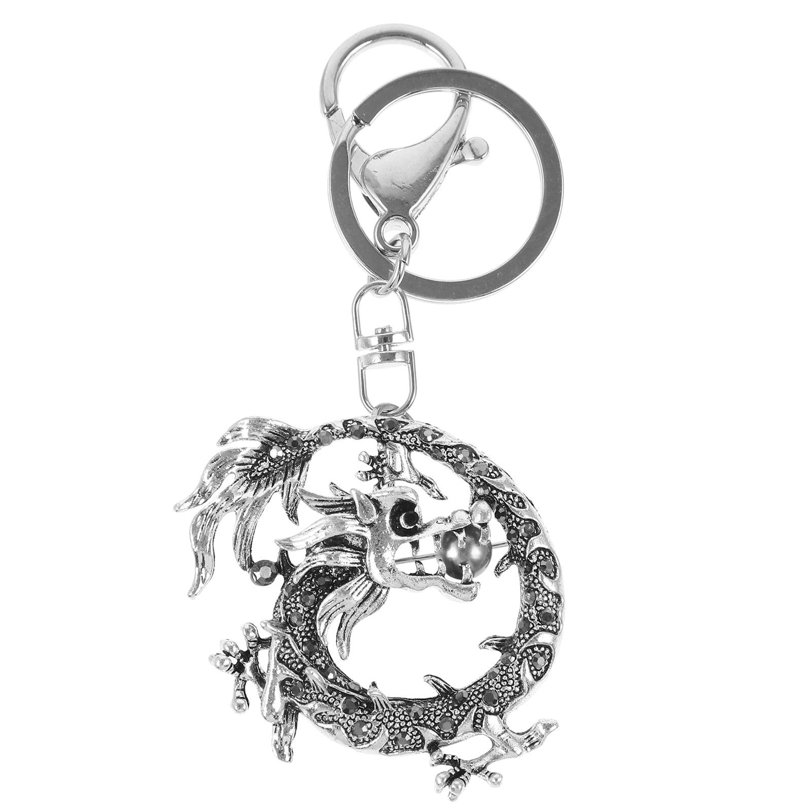 heka Chinese Dragon Keychain Hanging Keychain Pendant Zodiac Dragon ...
