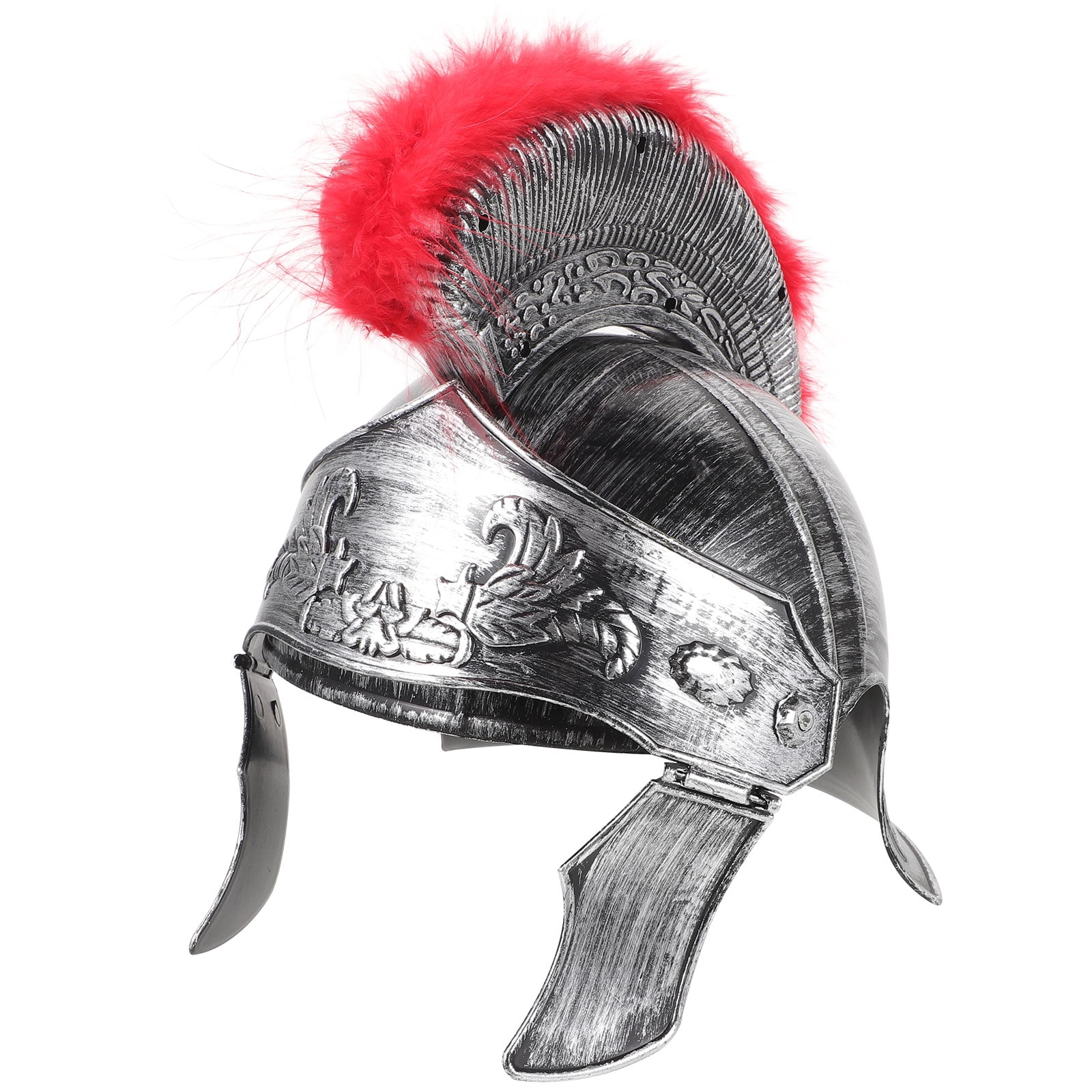 heka Greece Spartan Knight Helmet for Cosplay Party Silver - Walmart.com