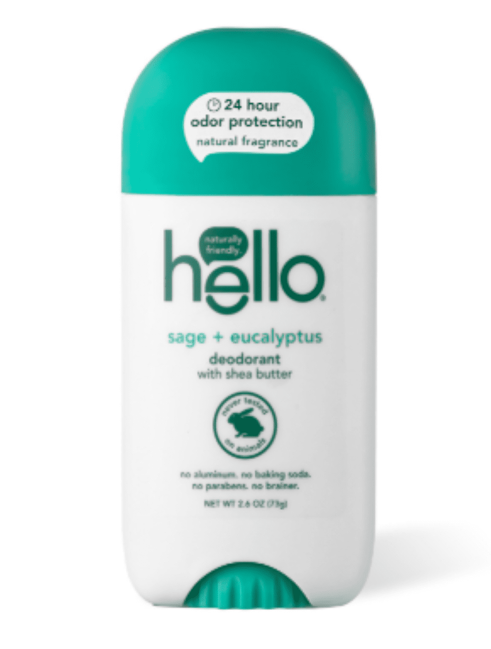 hello 24-Hour Deodorant Stick Sage + Eucalyptus 2.6 oz - Walmart.com
