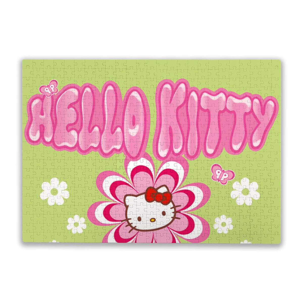 hello Kitty Jigsaw Puzzle 500 Pieces, Cartoon Perfect Interlocking Dust ...