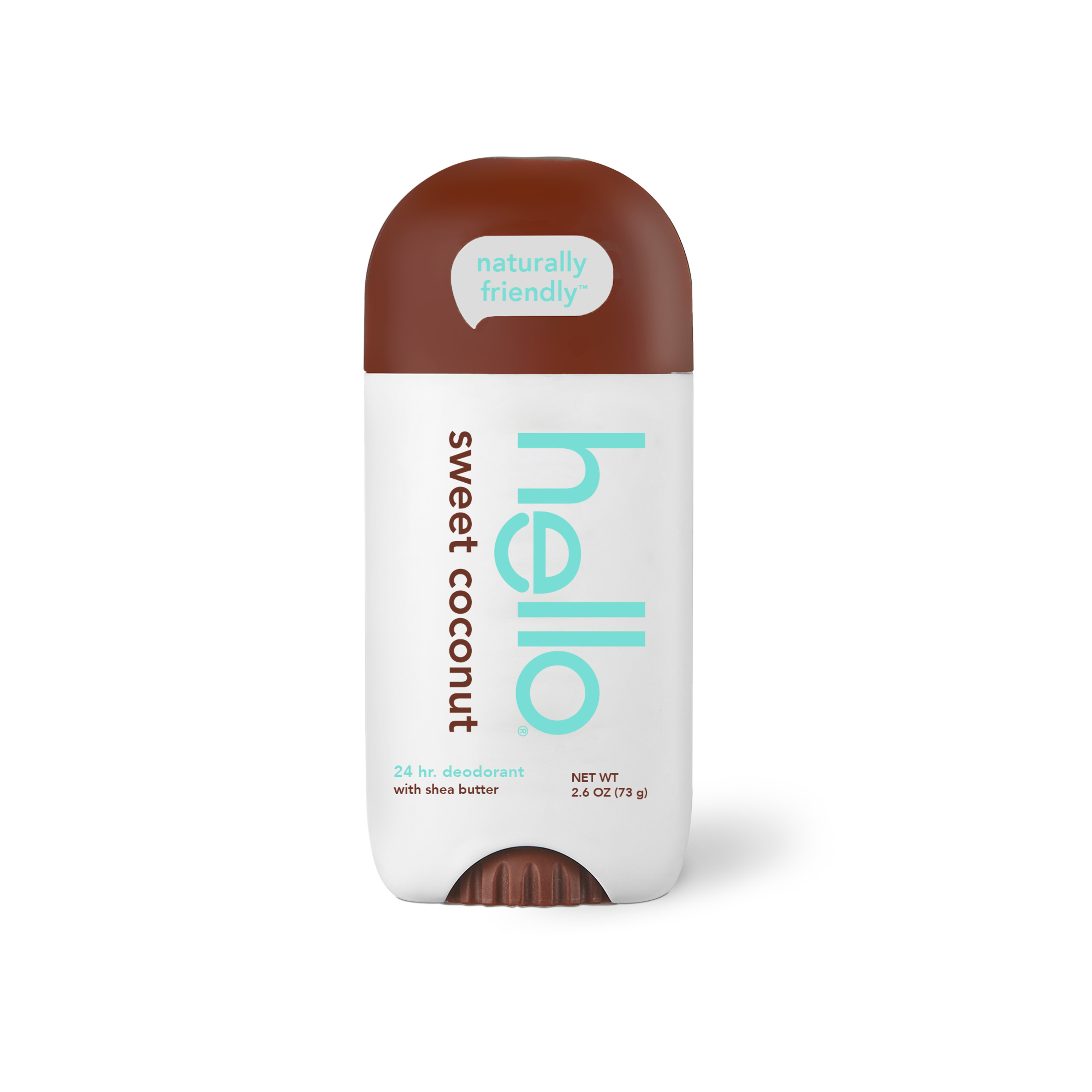 hello Sweet Coconut All Over Deodorant Cream, 72 Hour Odor Protection ...