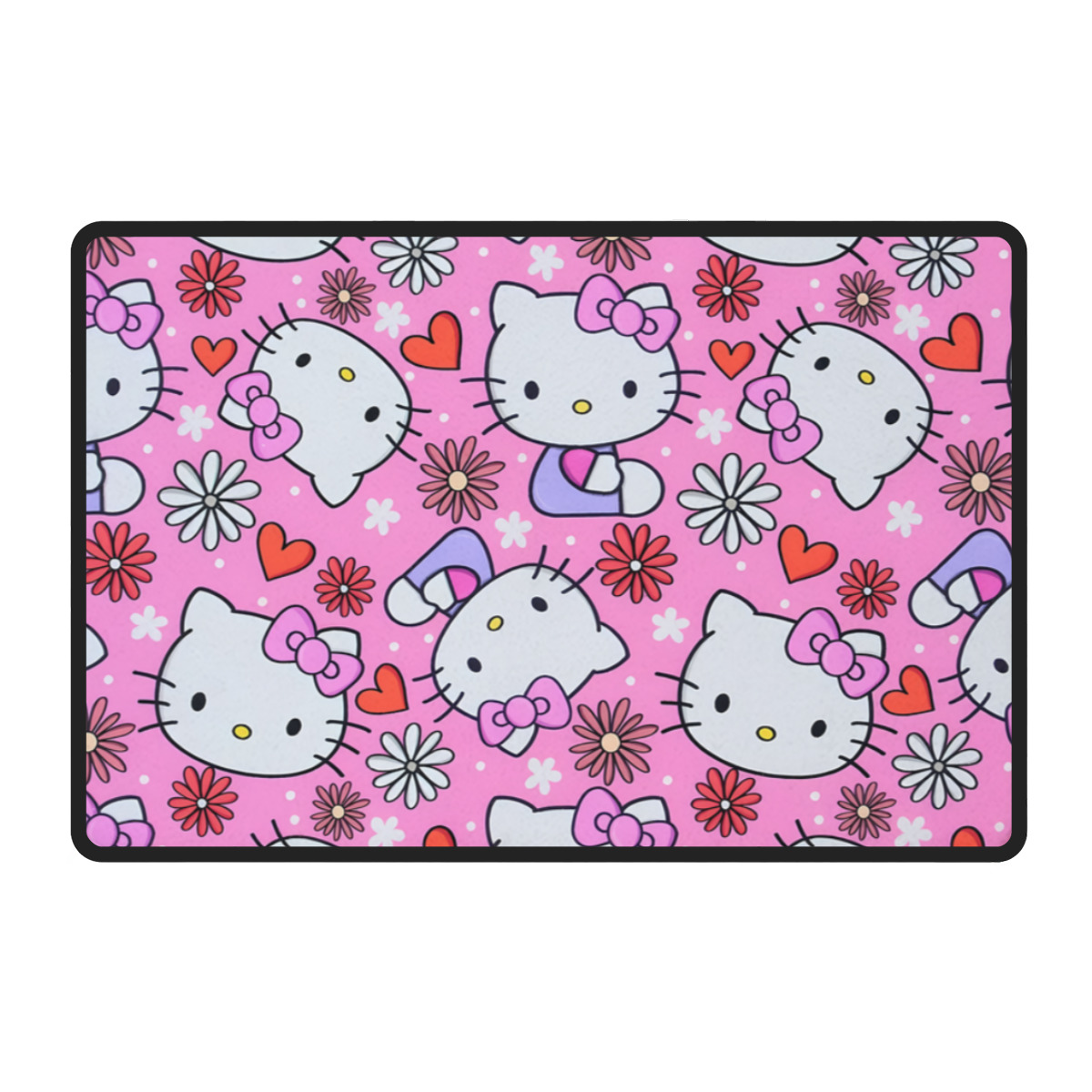 hello kitty Area Rugs for Bedroom,36x24 Inch Anime Home Decor Mat ...