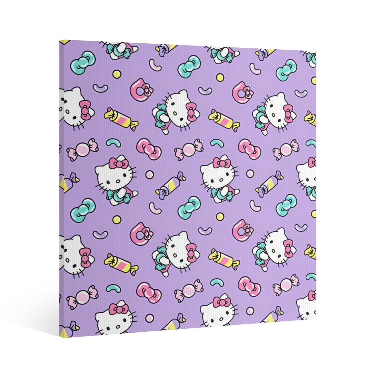 hello kitty Canvas Wall Art Cartoon Wall Decor | HD Printed & Wooden ...