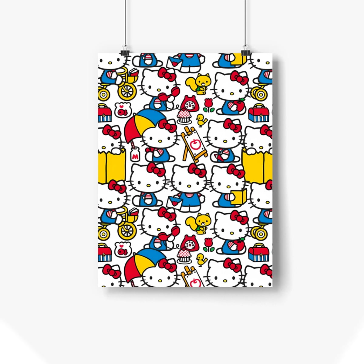 hello kitty Cute cartoon posters are suitable for room decoration 16 ...