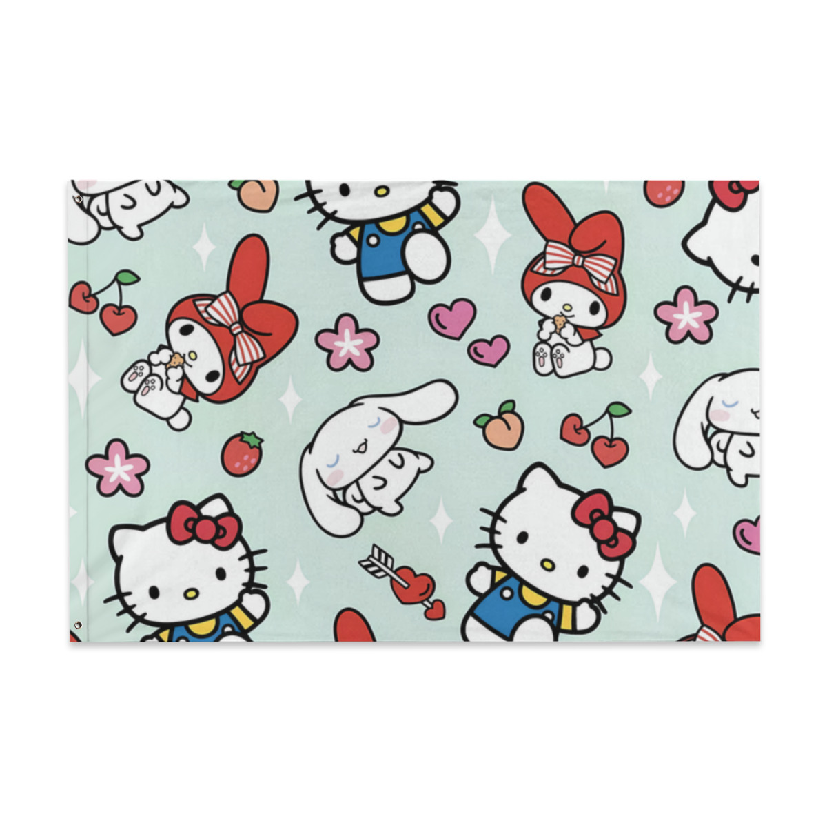 hello kitty Double-sided Flag Multiple Sizes Double-sided Cartoon Cute ...
