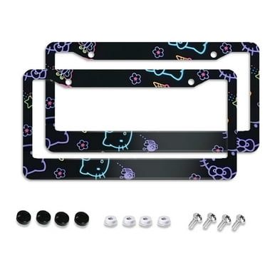 Sanrio Hello Kitty 815381 Character License Plate Frame - Car Accessory ...