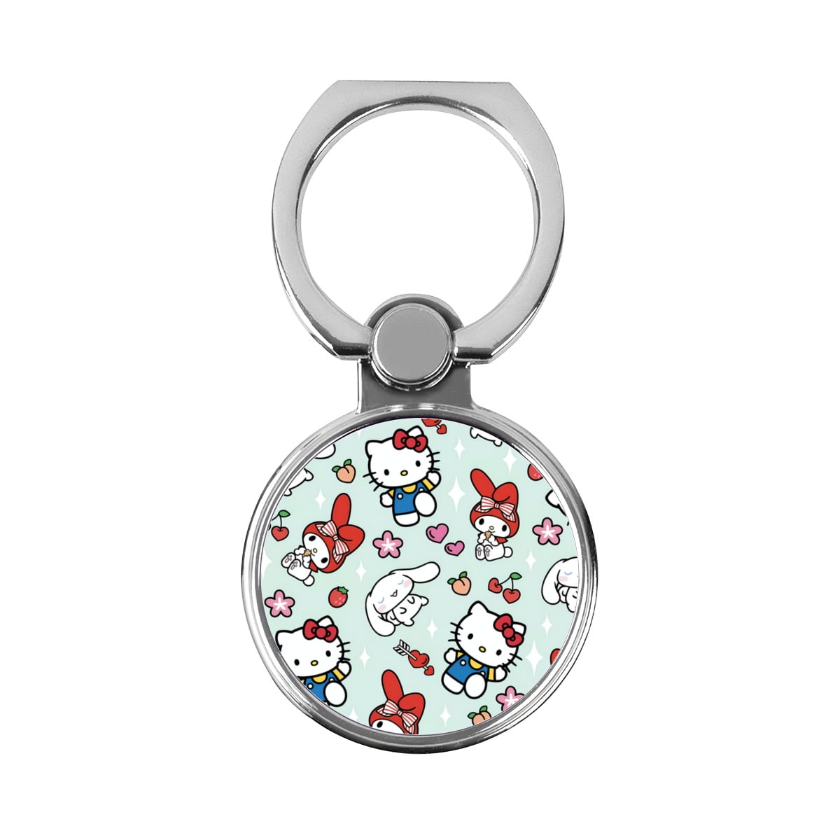 hello kitty Metal Ring Circular Phone Holder Metal Finger Ring Socket ...