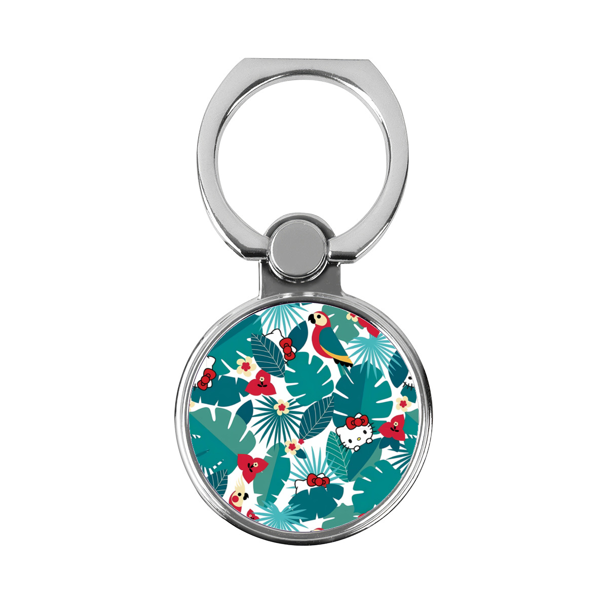 hello kitty Metal Ring Circular Phone Holder Metal Finger Ring Socket ...