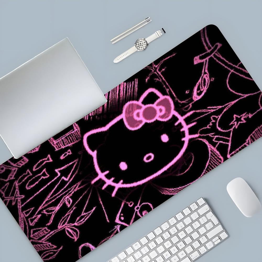 hello kitty Mouse Pad Cartoon Lockedge Large Gaming Pad Computer Gamer ...