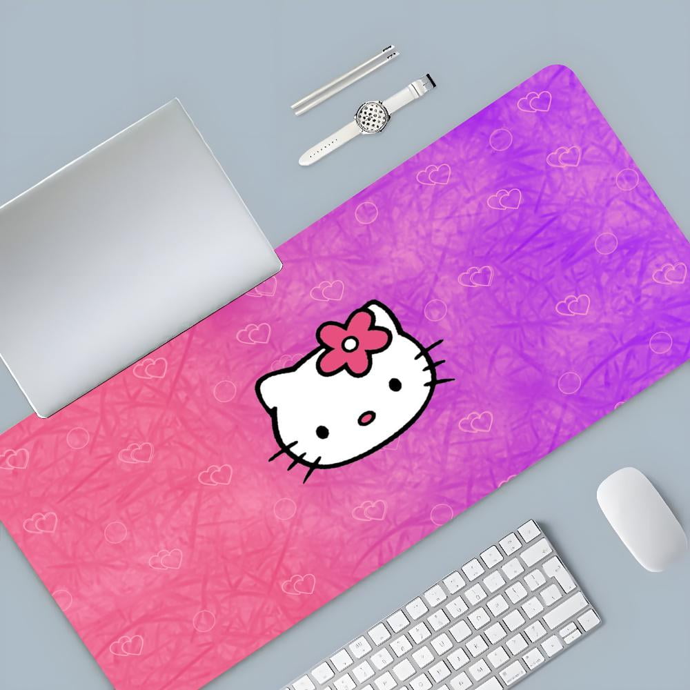 hello kitty Mouse Pad Cartoon Lockedge Large Gaming Pad Computer Gamer ...