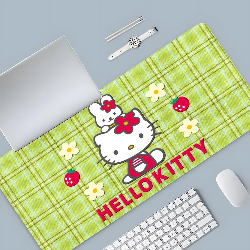 hello kitty Mouse Pad Cartoon Lockedge Large Gaming Pad Computer Gamer ...