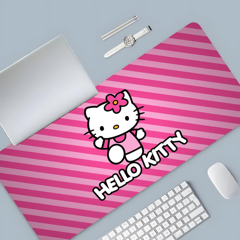 hello kitty Mouse Pad Cartoon Lockedge Large Gaming Pad Computer Gamer ...