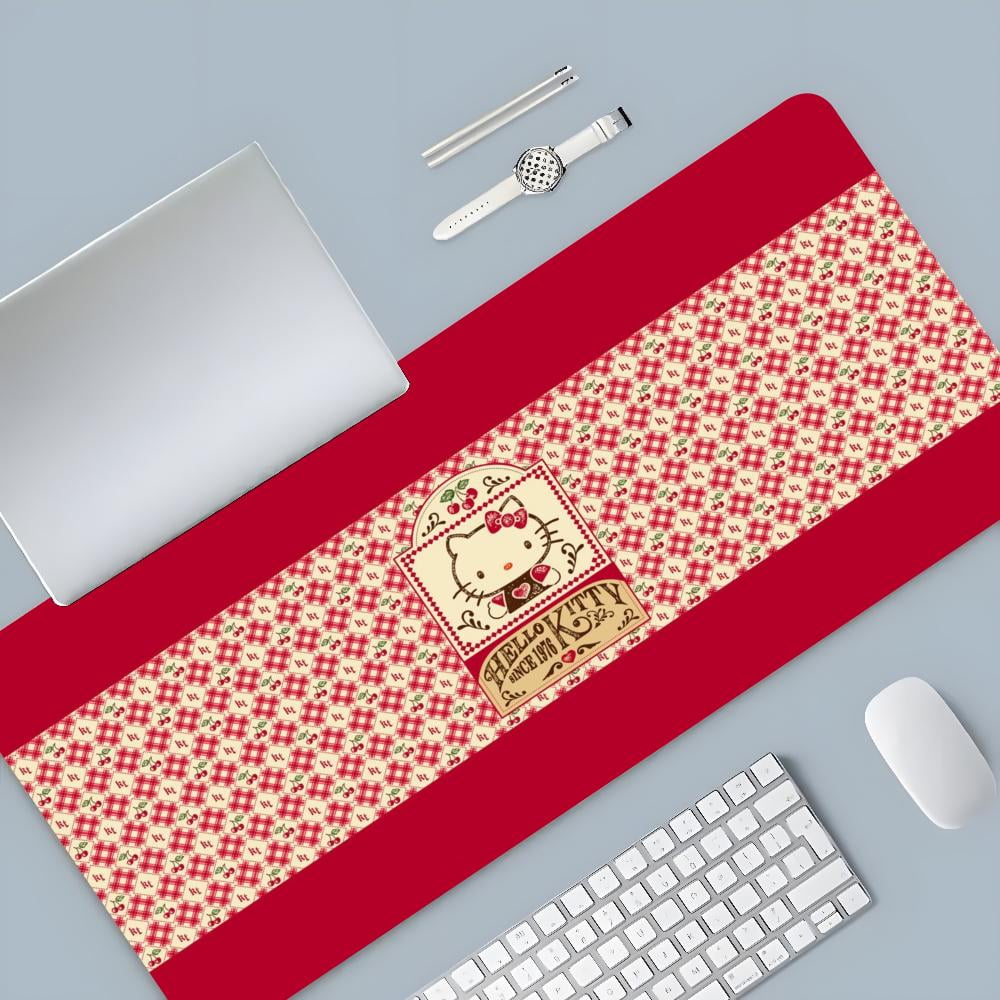hello kitty Mouse Pad Cartoon Lockedge Large Gaming Pad Computer Gamer ...