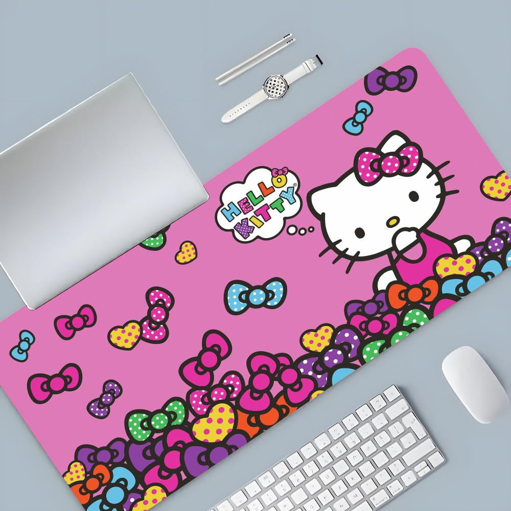 hello kitty Mouse Pad Cartoon Lockedge Large Gaming Pad Computer Gamer ...