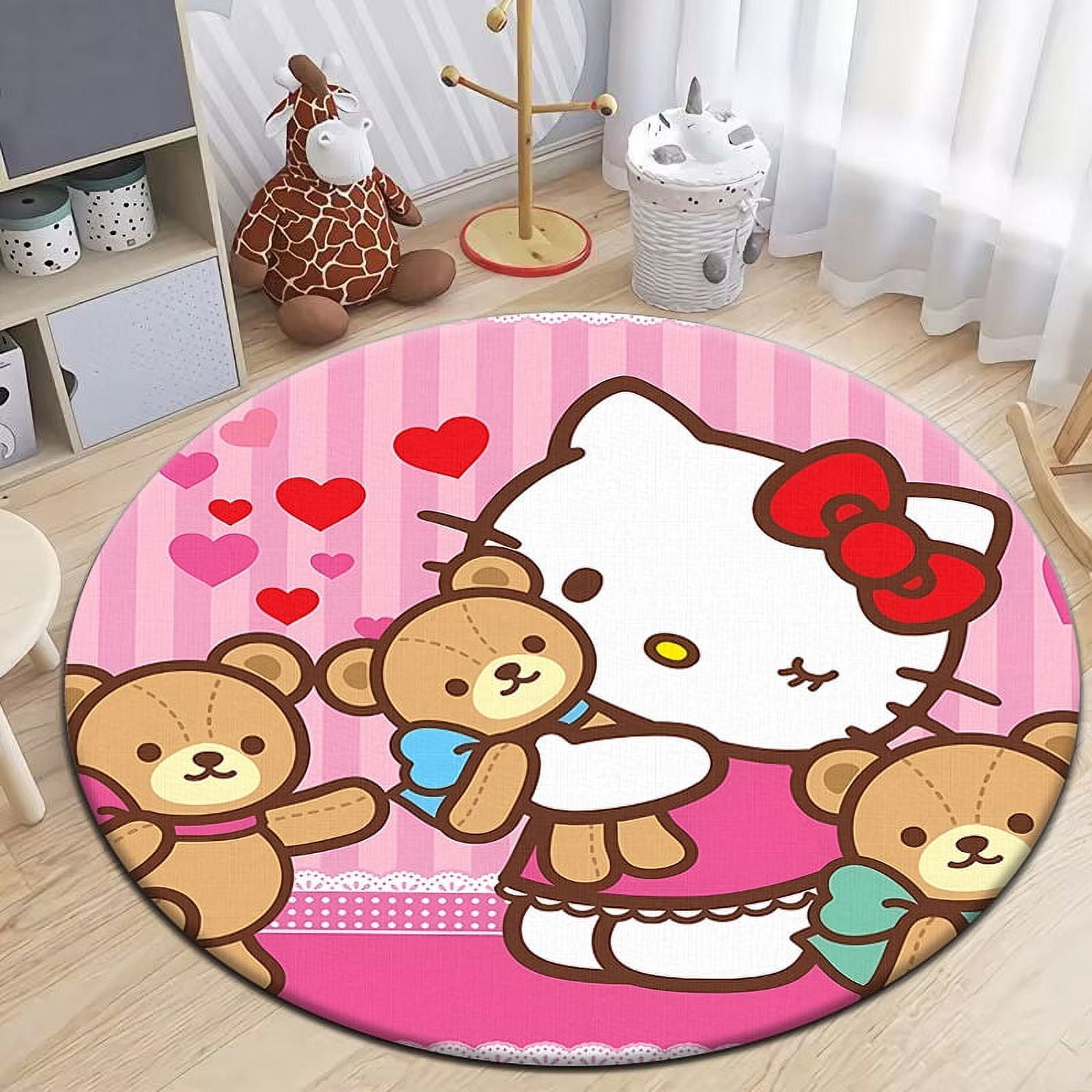 hello kitty cute cartoon Printed Carpet,rugs for bedroom,Living room ...