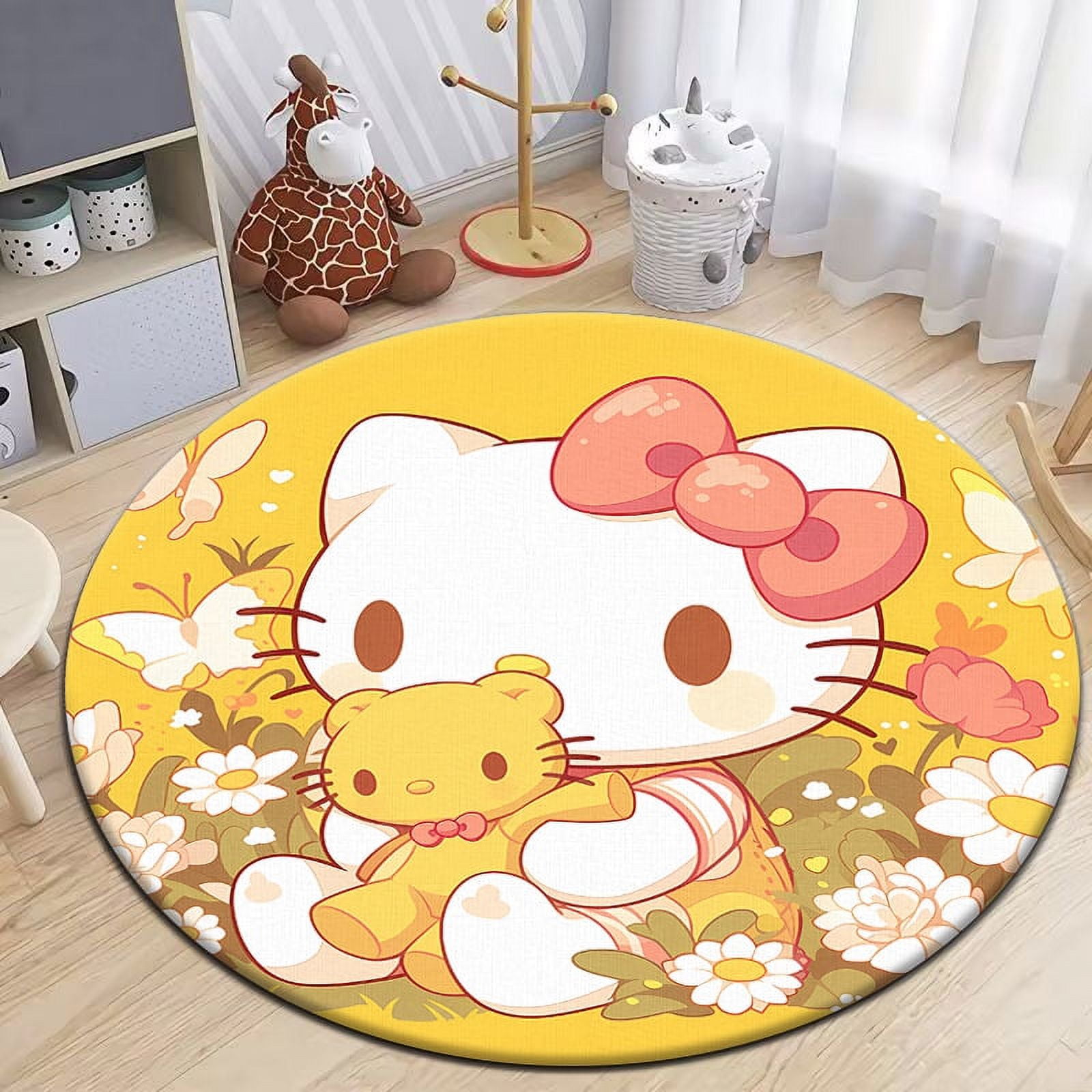 hello kitty cute cartoon Printed Carpet,rugs for bedroom,Living room ...