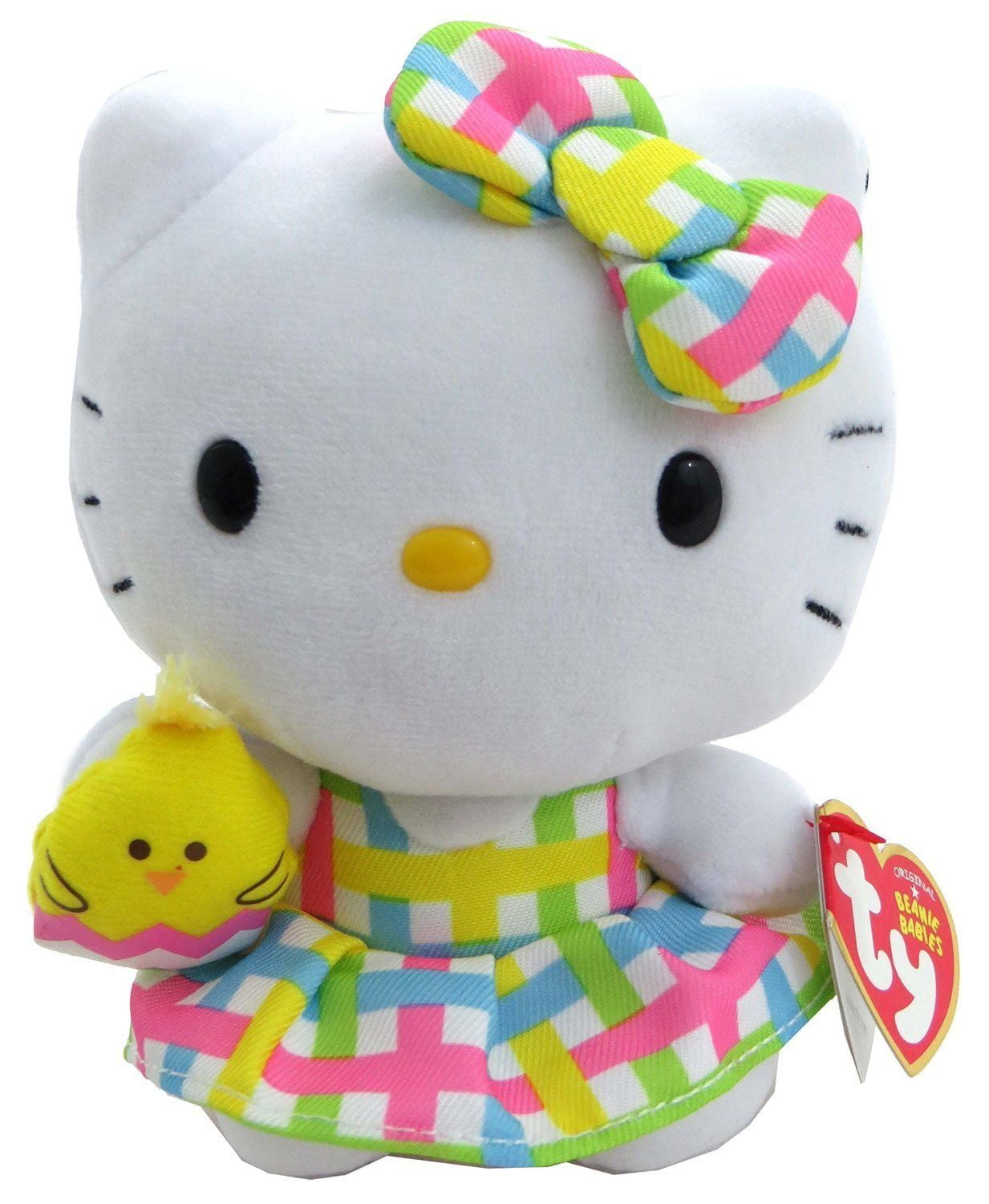 hello kitty with chick - stuffed animal by ty (41138) - Walmart.com
