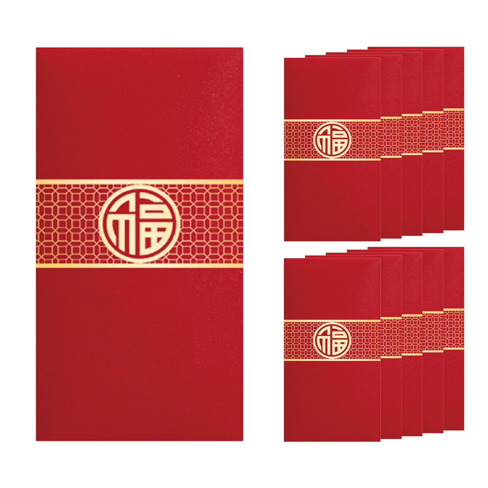 hengsof 10pcs Chinese Red Envelope 2025, Traditional Year of the Red ...