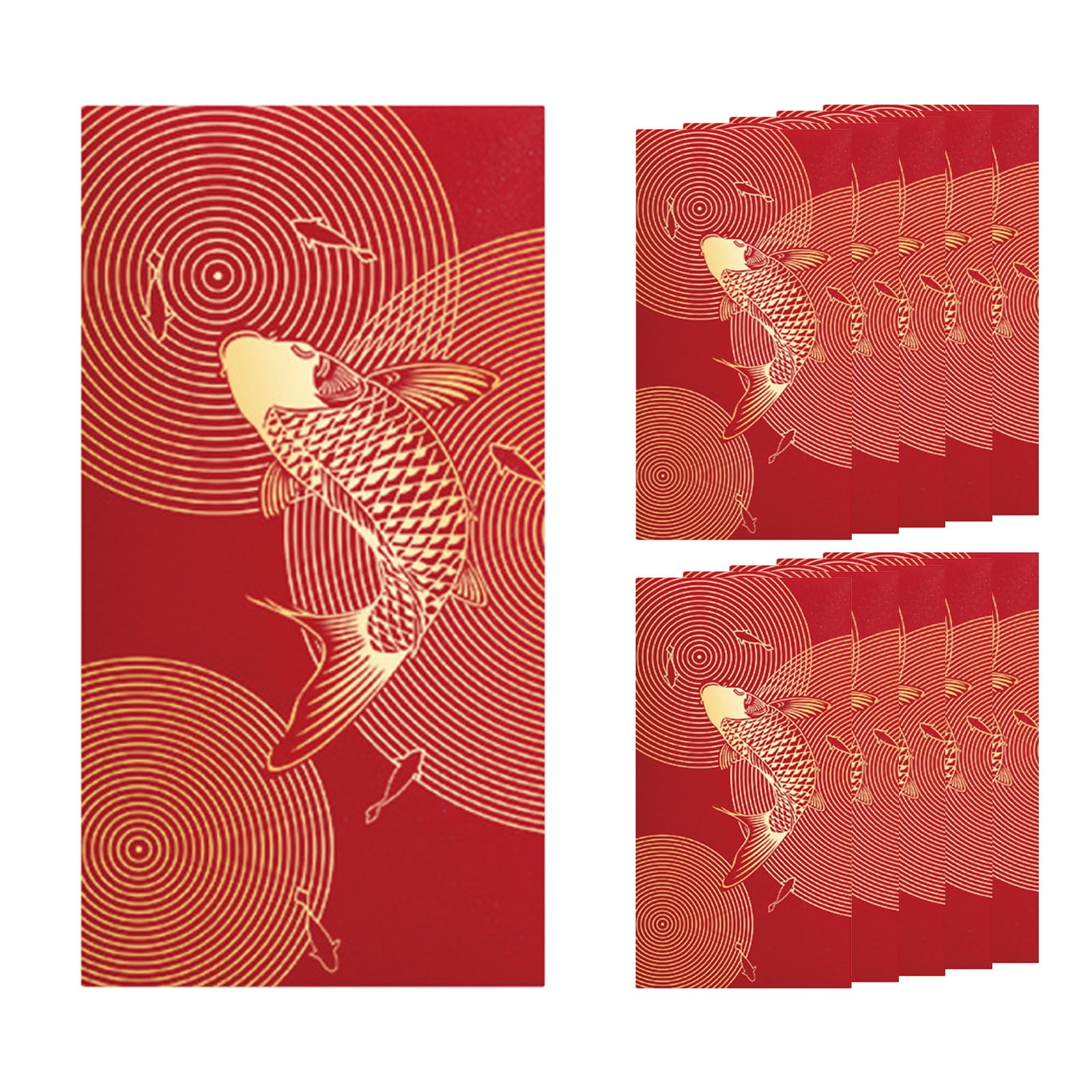 hengsof 10pcs Chinese Red Envelope 2025, Traditional Year of the Red ...