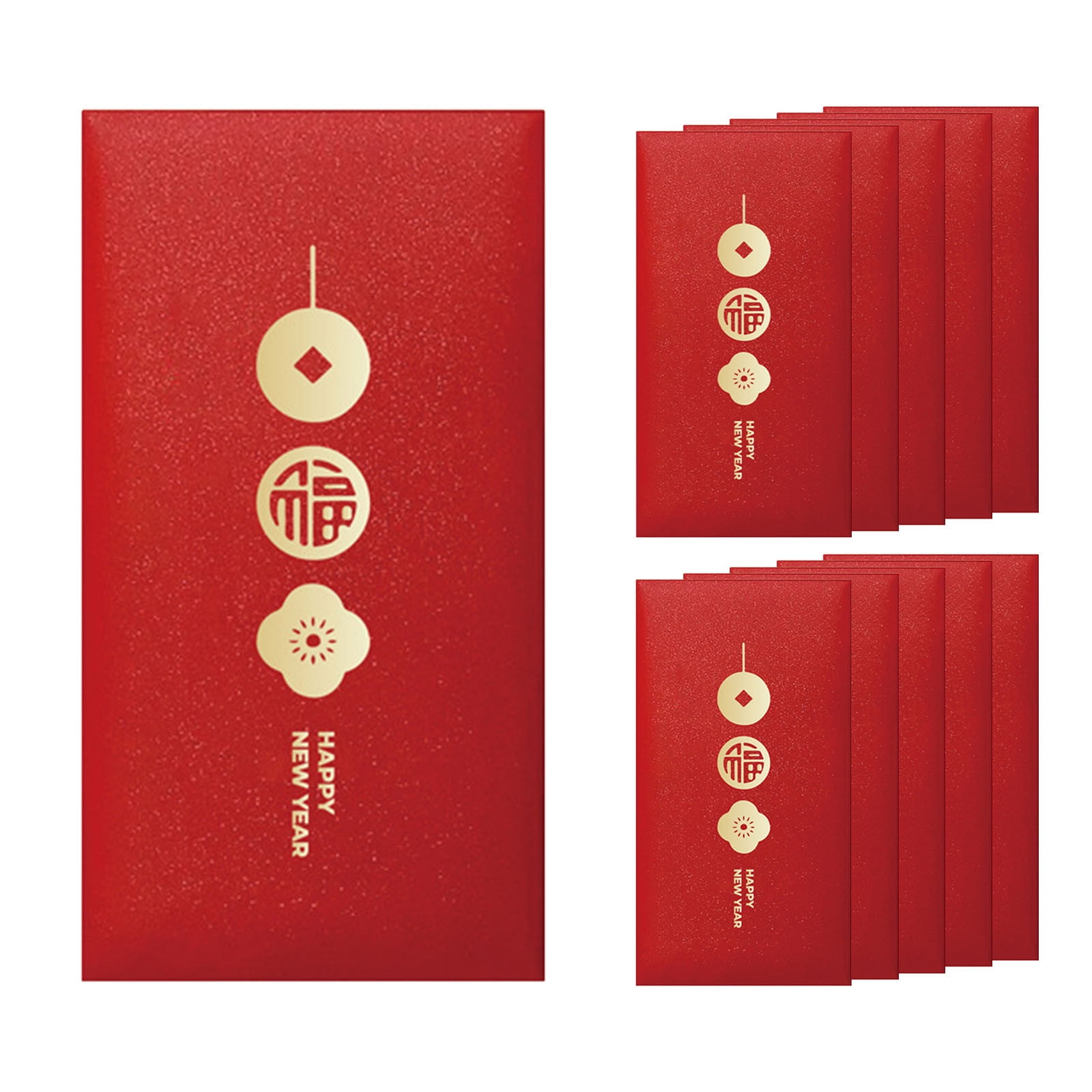 hengsof 10pcs Chinese Red Envelope 2025, Traditional Year of the Red ...