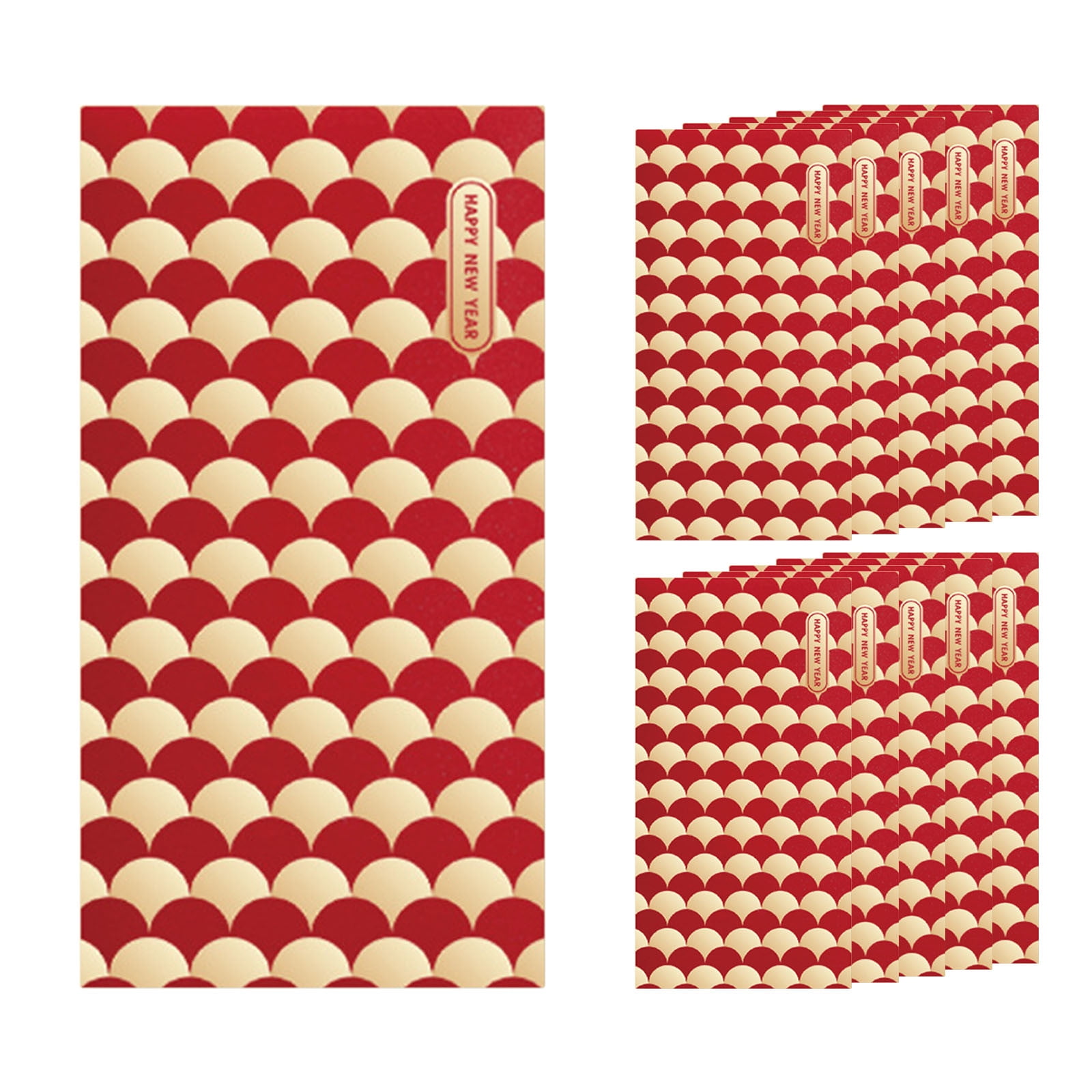 hengsof 10pcs Chinese Red Envelope 2025, Traditional Year of the Red ...
