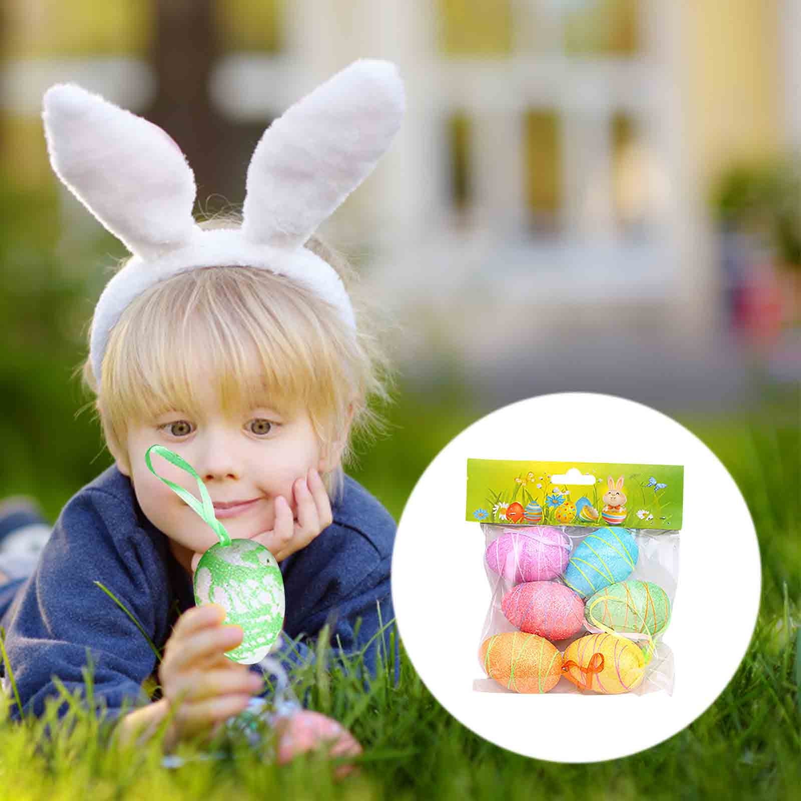 hengsof 6 Pcs Jumbo Pastel Easter Eggs, Giant Plastic Eggs Fillable for ...