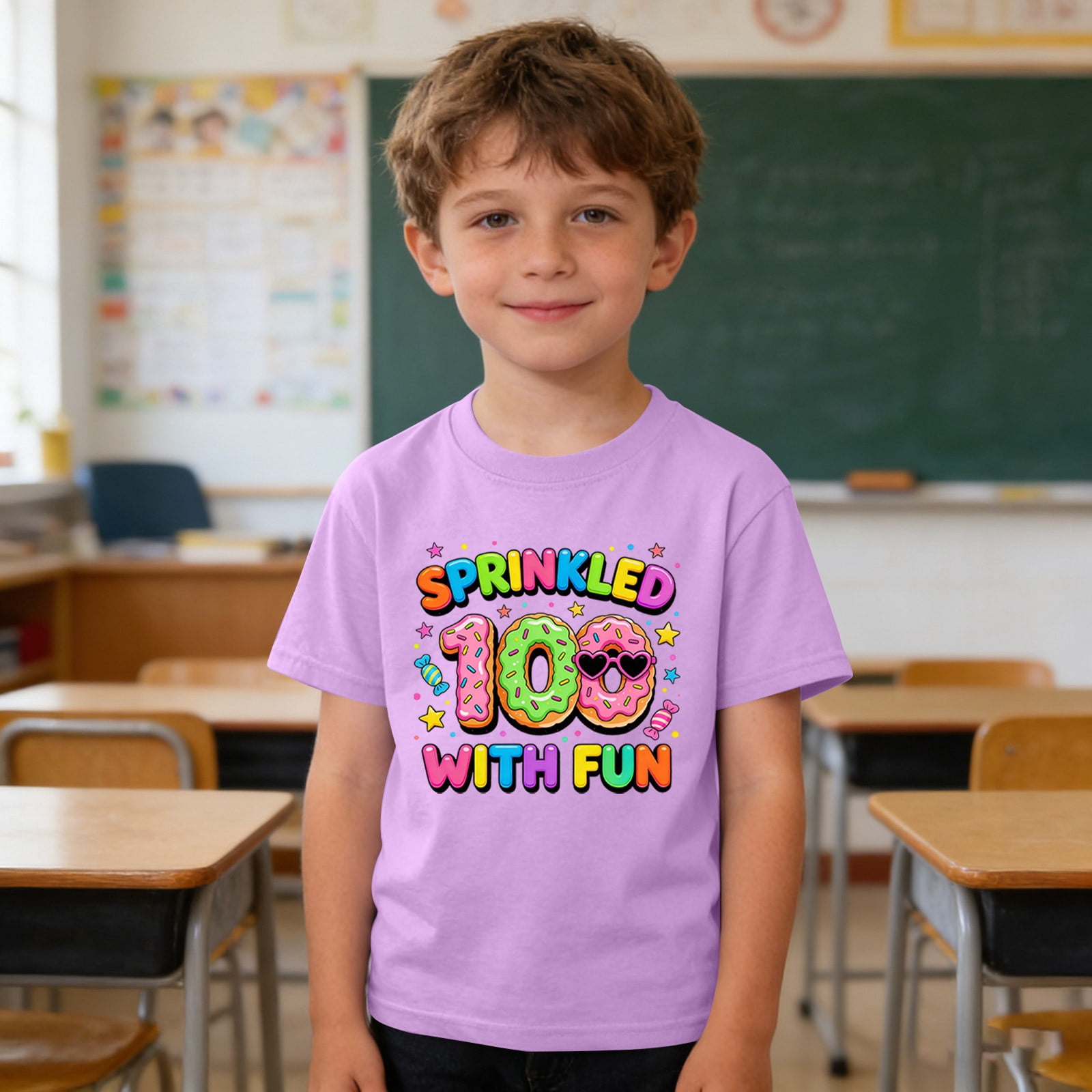 hengsof Back to School Short Sleeve T-Shirts for Boys Girls Kids ...
