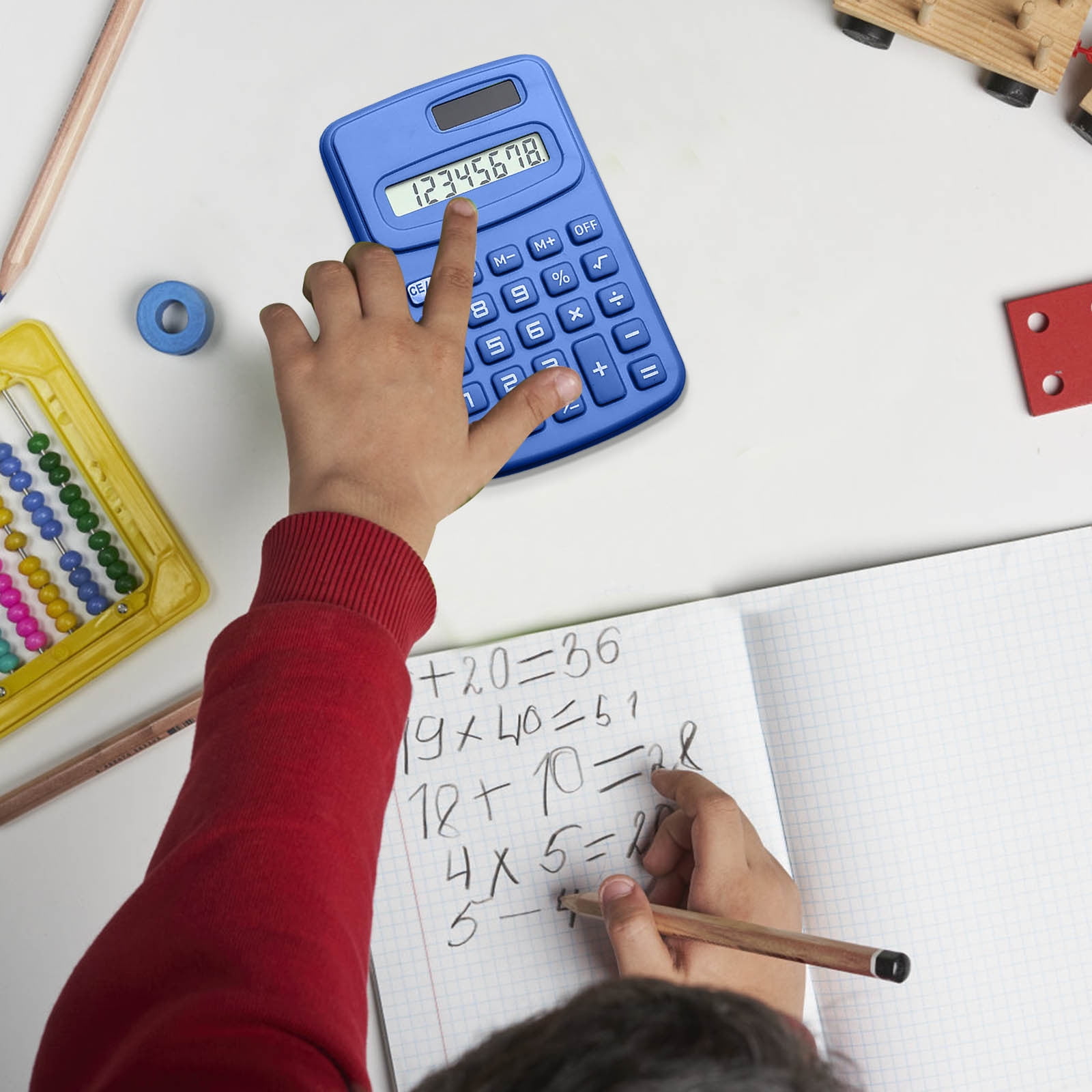 hengsof Calculator, Basic Small Solar and Battery Operated, Large ... hengsof Calculator, Basic Small Solar and Battery Operated, Large ...