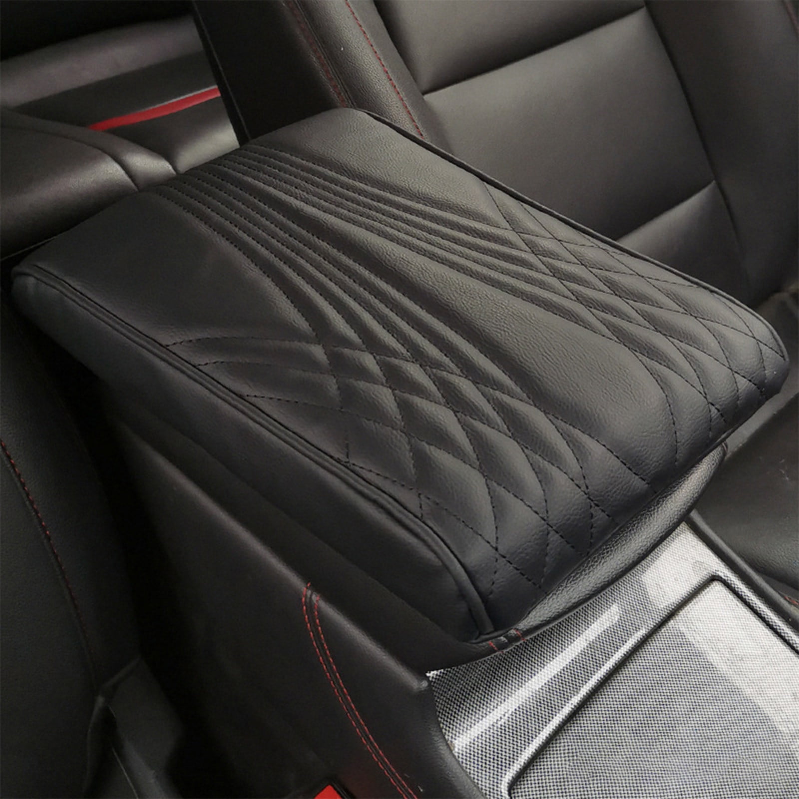 hengsof Car Armrest Cover, Auto Leather Waterproof Center Middle ...