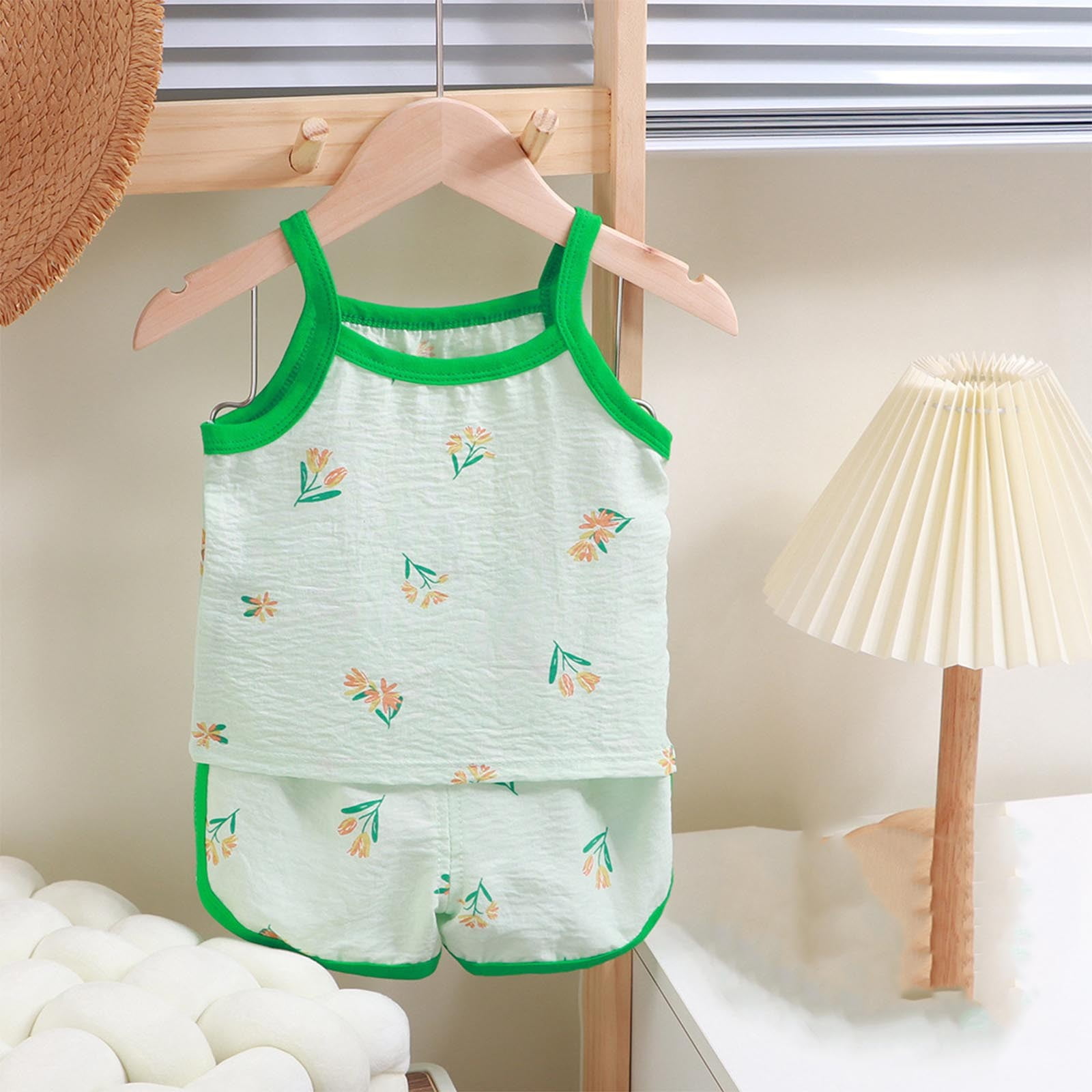 hengsof Children's Cotton Casual Two Piece Set, Spring Summer Cute Love ...