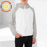hengsof Children's Lightweight Sun Protection Jacket with Hood for Boys ...