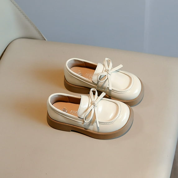 hengsof Childrens Bow Detail Slip On Casual for Big Kids, Classic Style ...