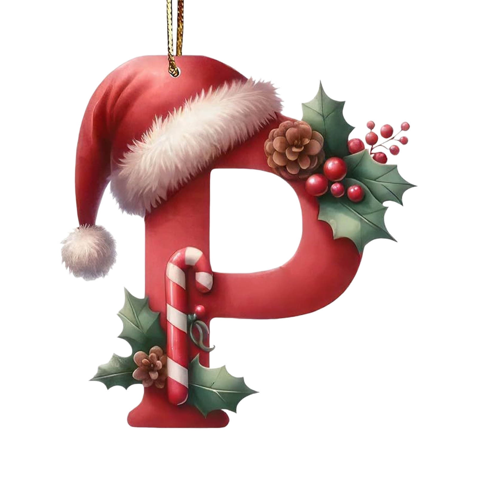 hengsof Christmas Tree Letters Ornaments,26PCS Christmas Stockings ...