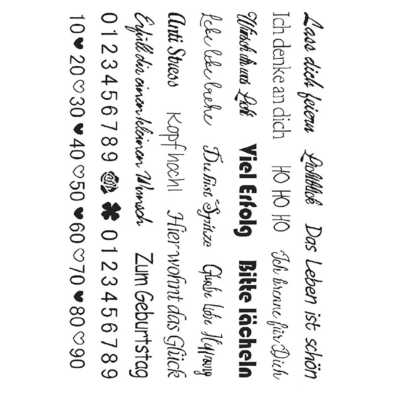 hengsof Christmas Word Stickers for Crafts Christmas Vinyl Stickers ...