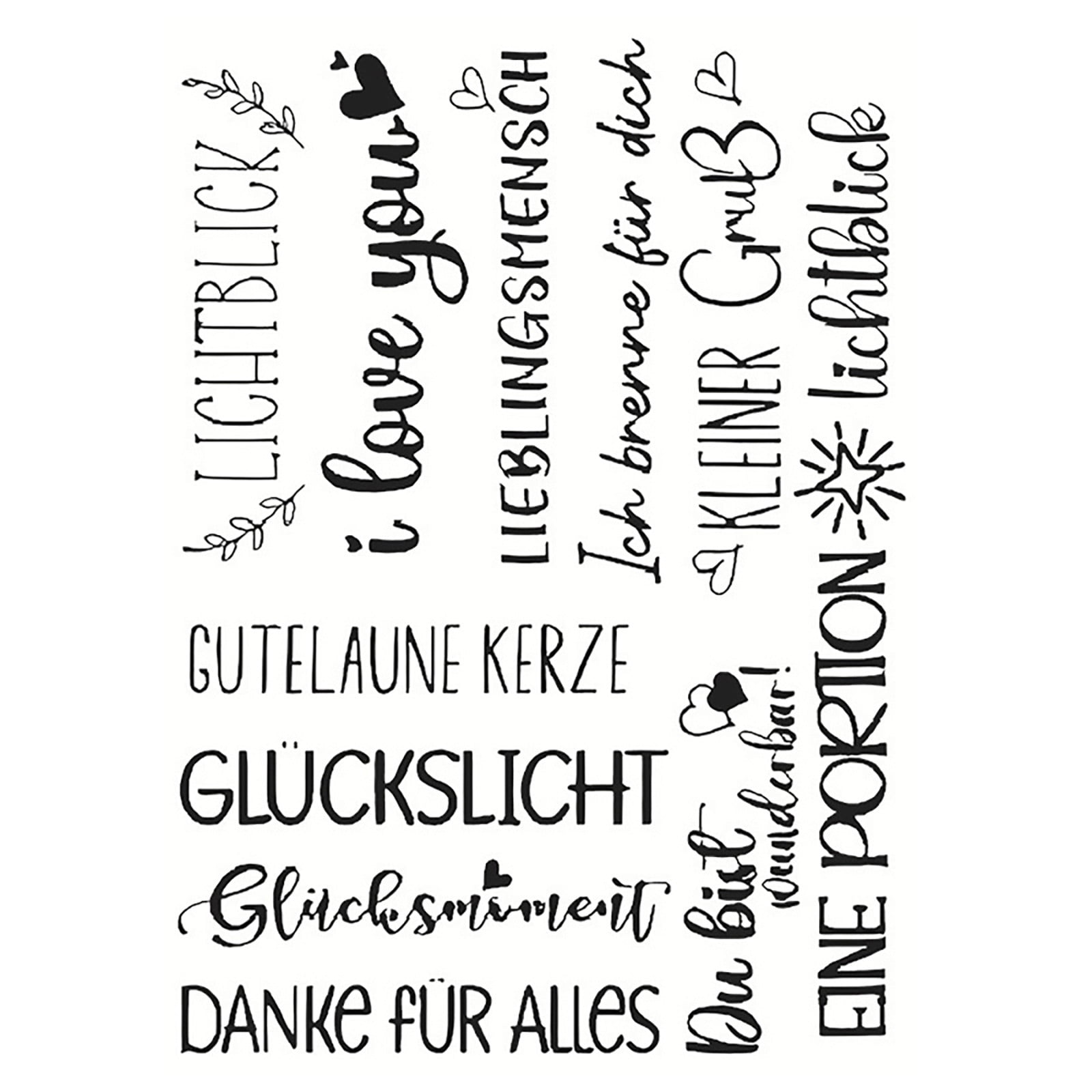 hengsof Christmas Word Stickers for Crafts Christmas Vinyl Stickers ...