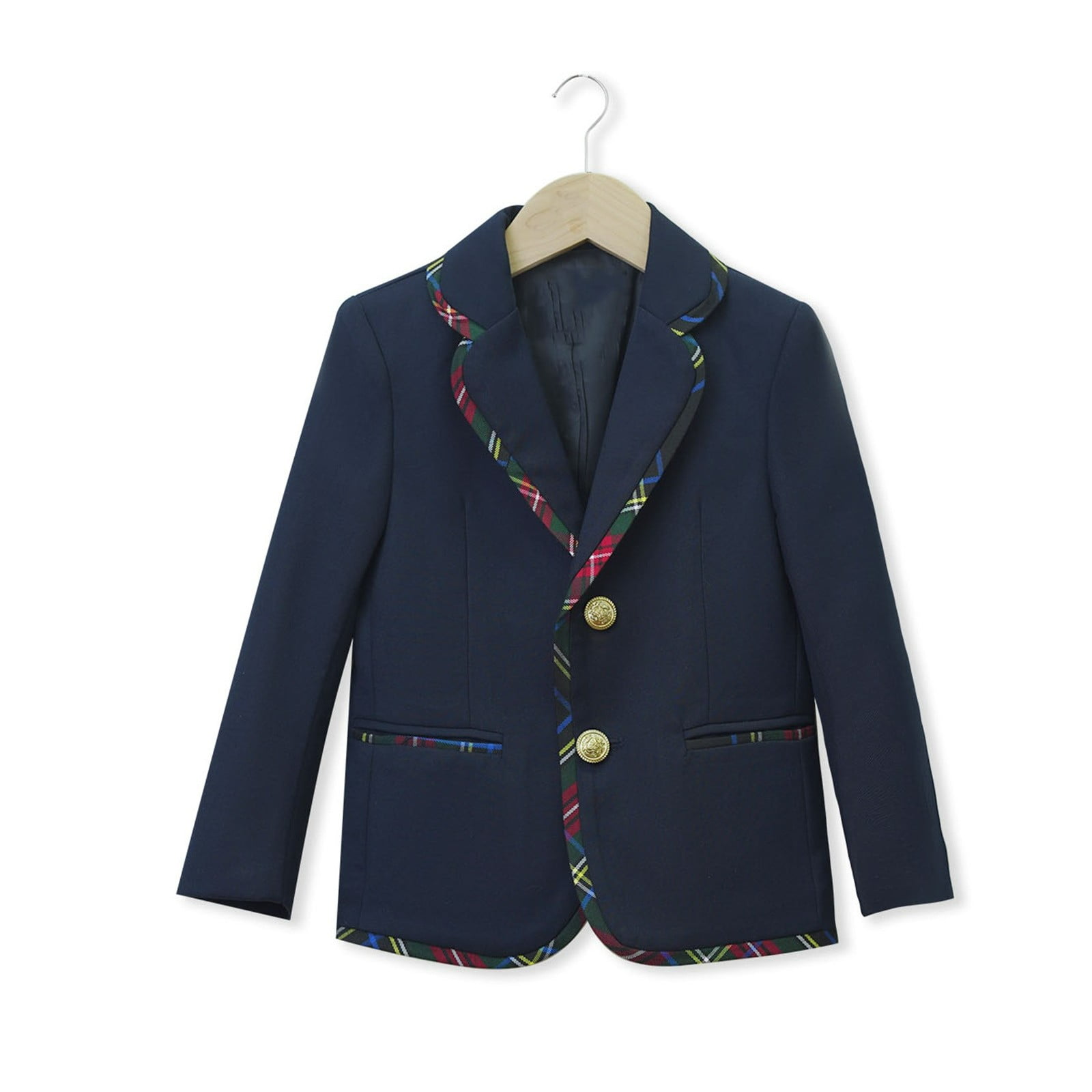 hengsof Classic Collared Blazer for School Dress Code, Kids Formal ...