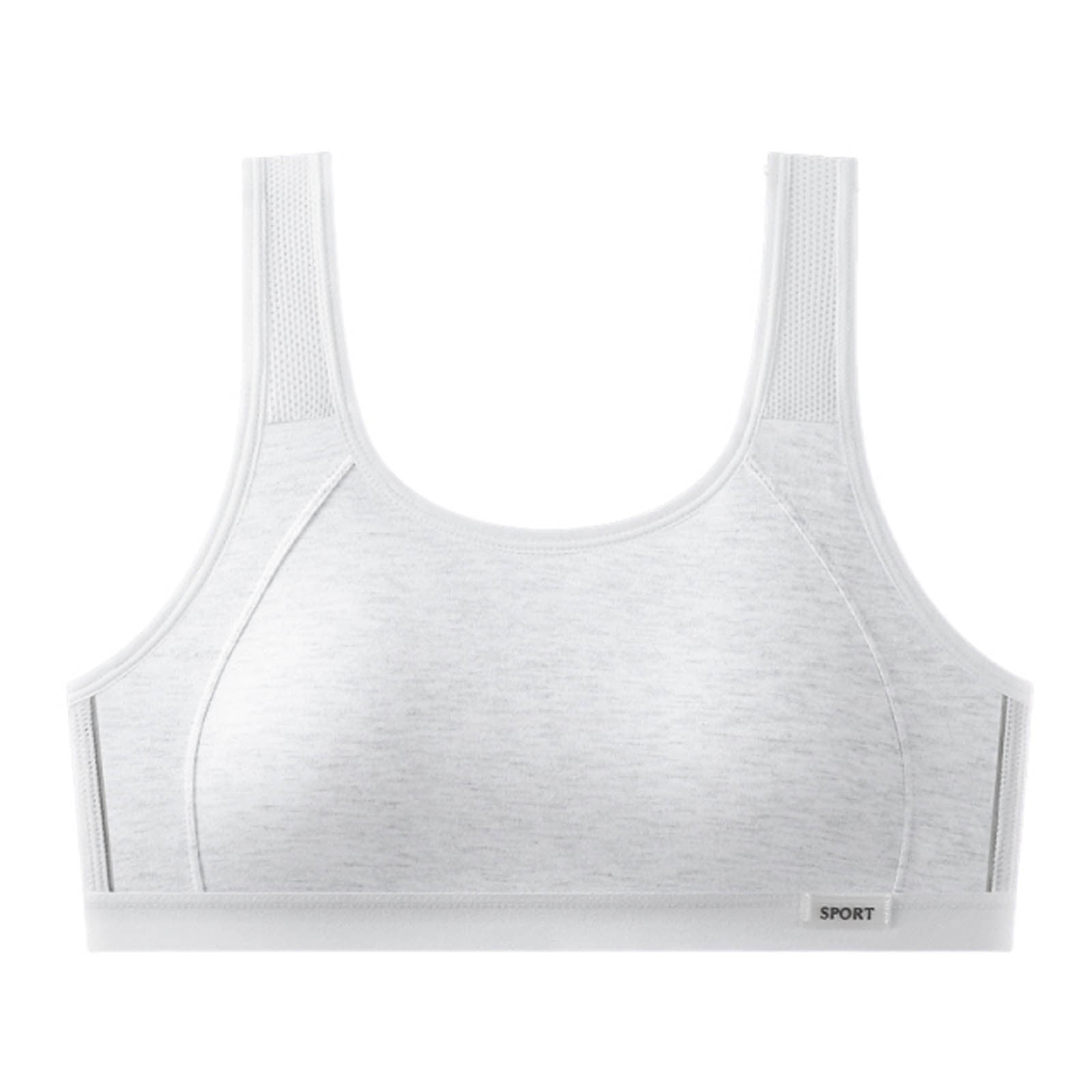 hengsof Cotton Sports Vest Bra for Girls, Comfortable Solid Color ...